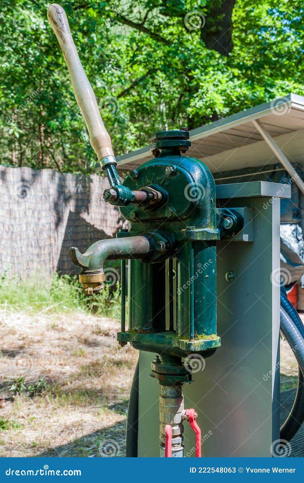 Old but Still Functional Double Piston Pump Stock Image - Image of ...