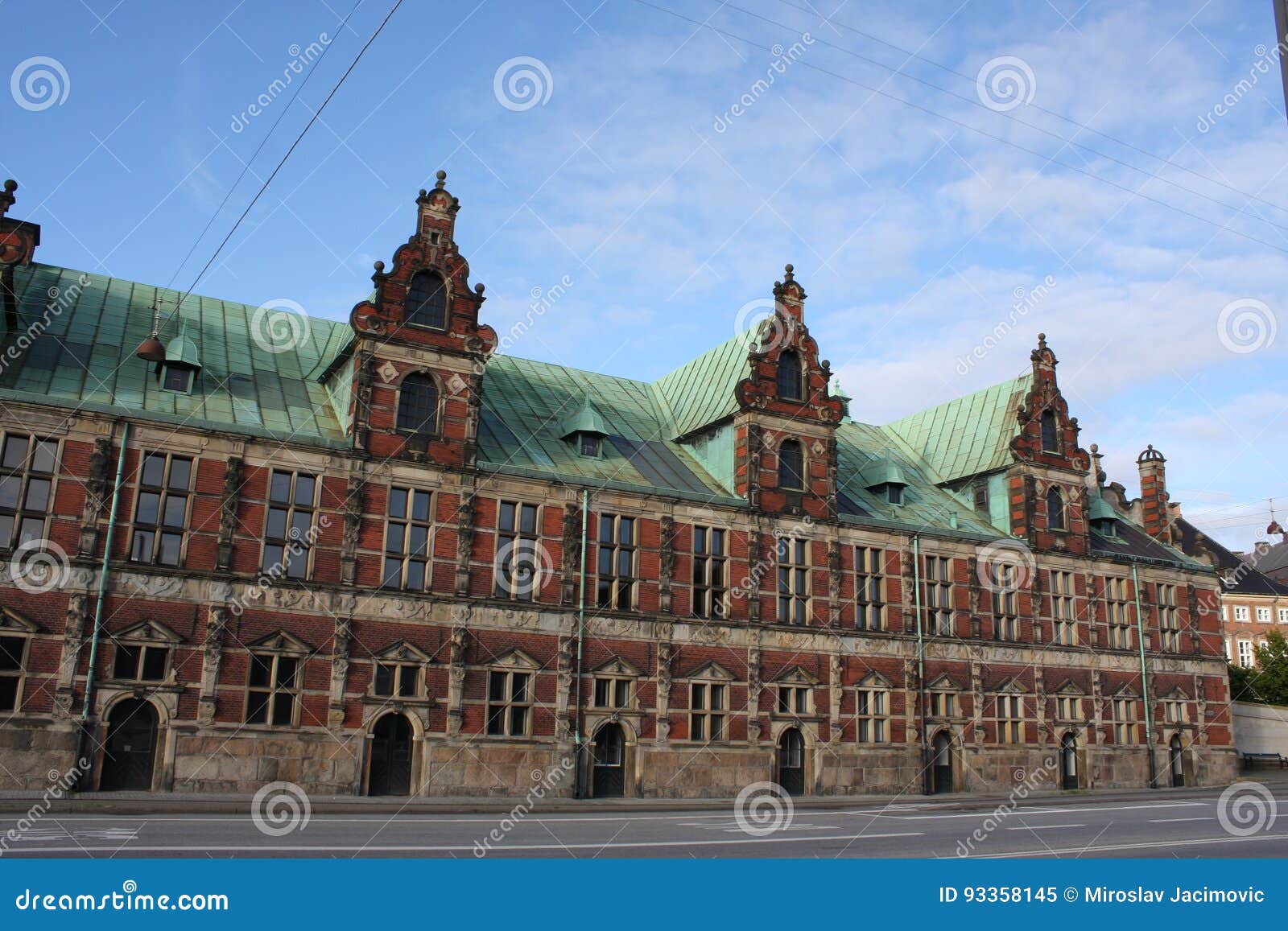 Old Stock Exchange Building in Copenhagen, Denmark Stock Image - Image ...