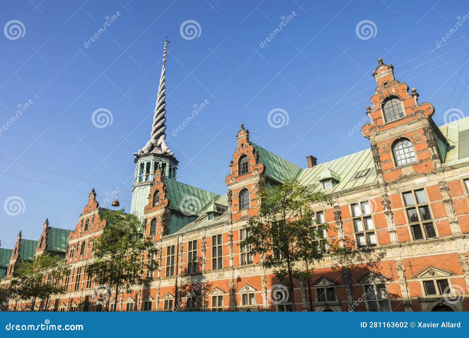 Old Stock Exchange Building in Copenhagen, Denmark Stock Photo - Image ...