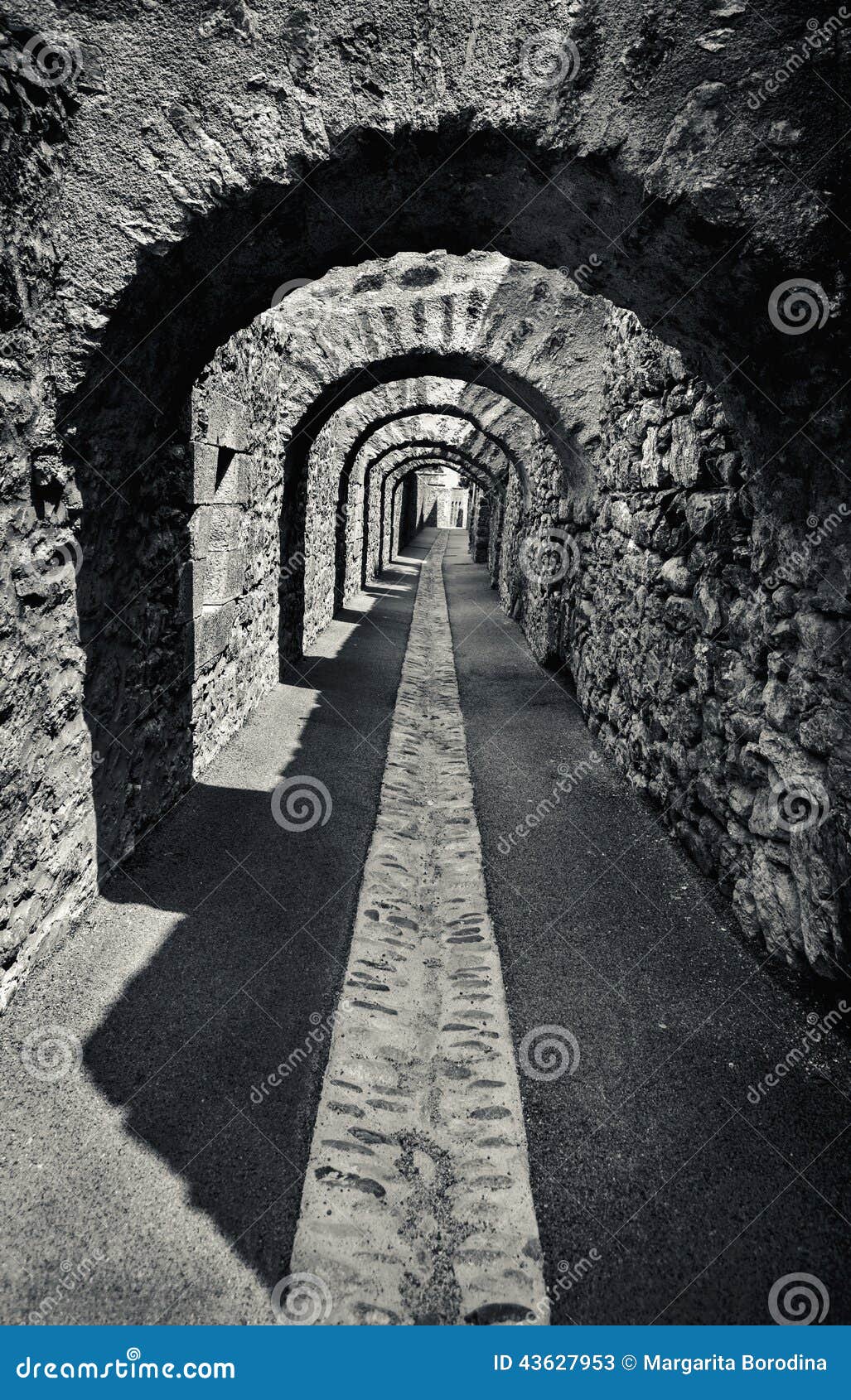 Old stone arcade stock image. Image of history, ancient - 43627953