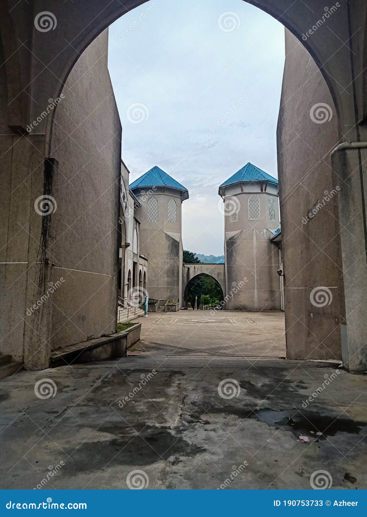 Old stone arch stock image. Image of italy, column, church - 190753733