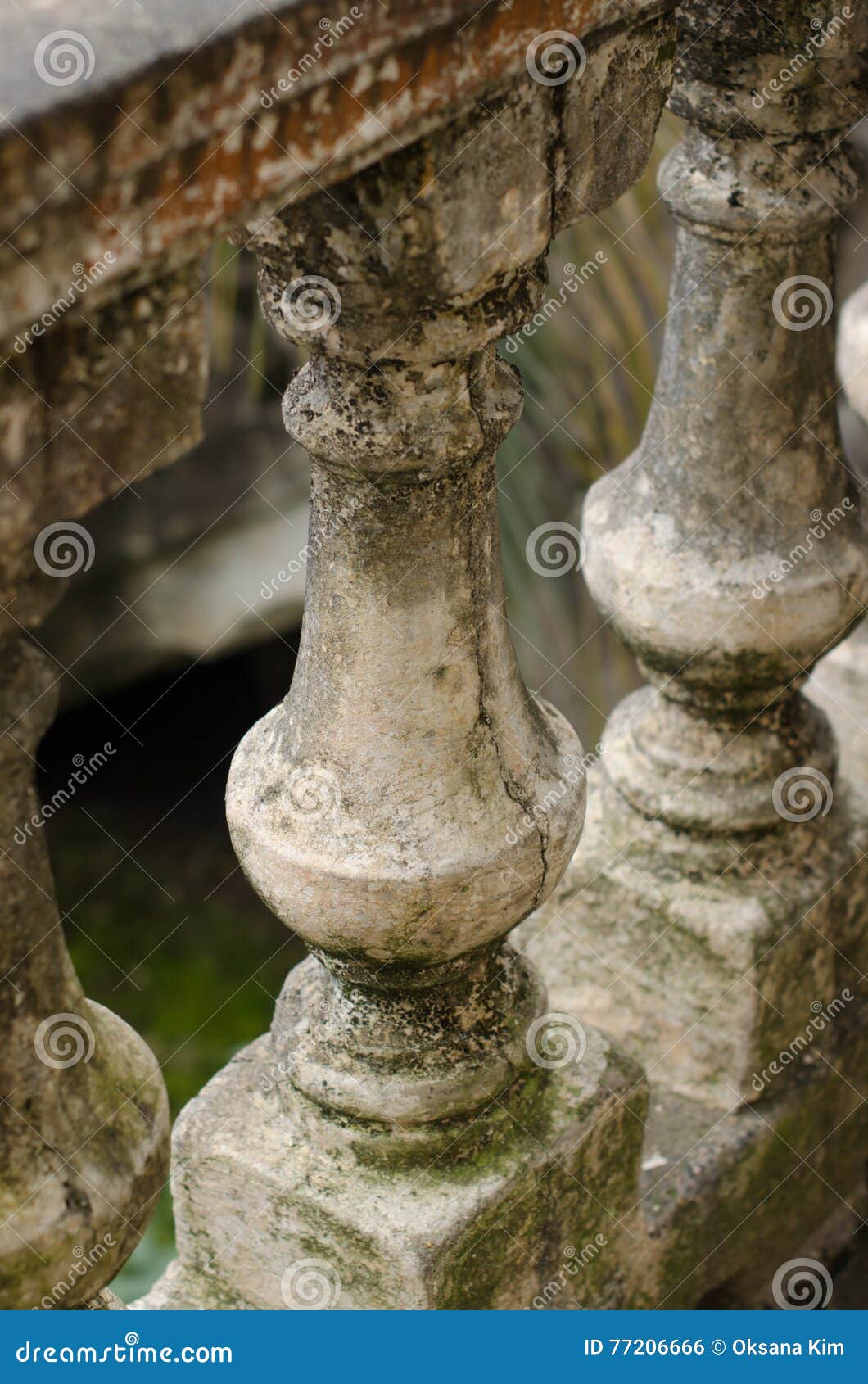 Old Stone Balusters Staircase Handrail Stock Photo - Image of medieval ...