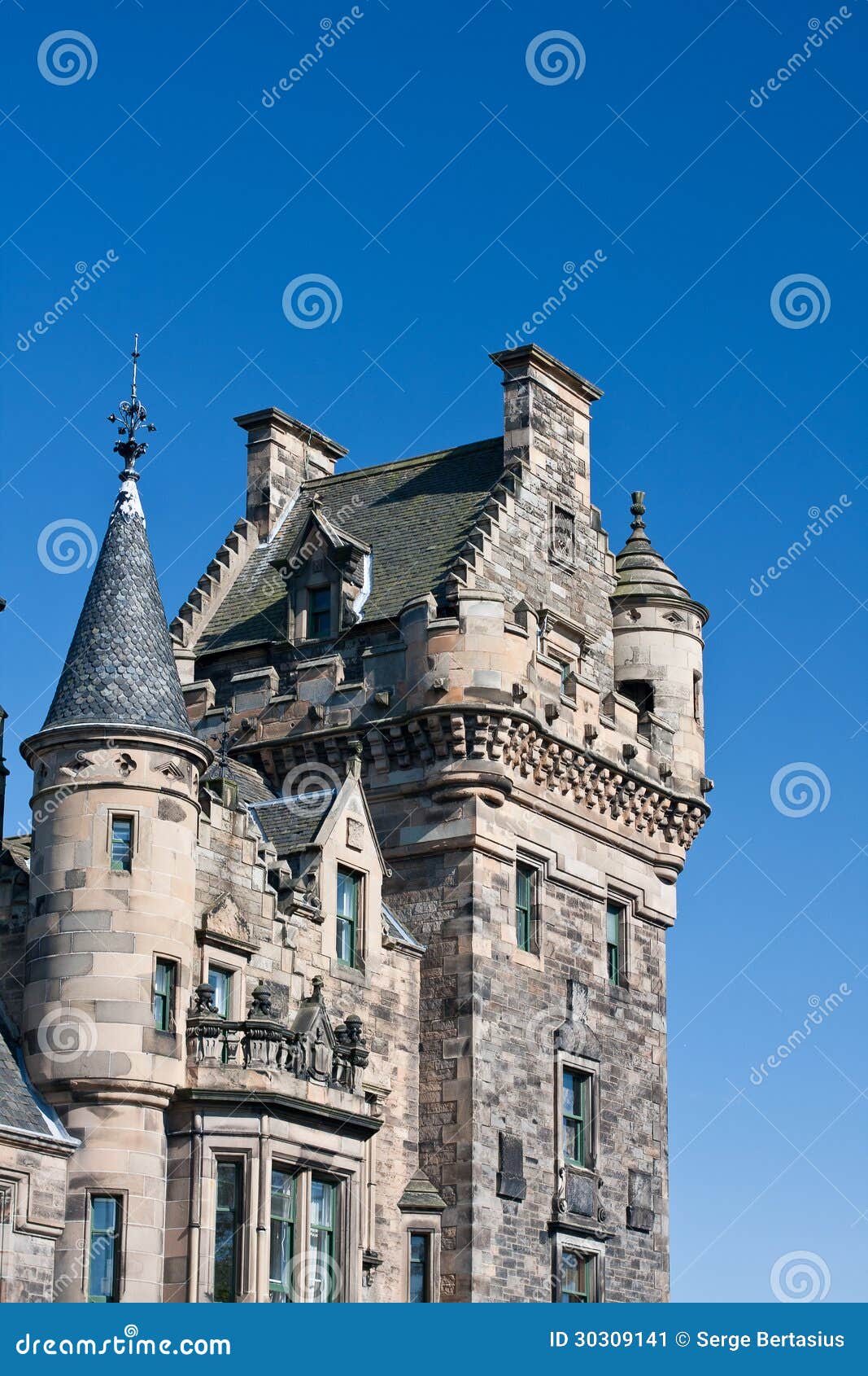 Arcitecture of Edinburgh stock image. Image of roof, cities - 30309141