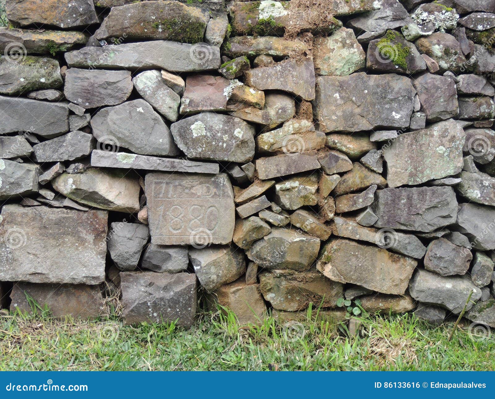 Old Stone brick wall stock photo. Image of nature, close - 86133616