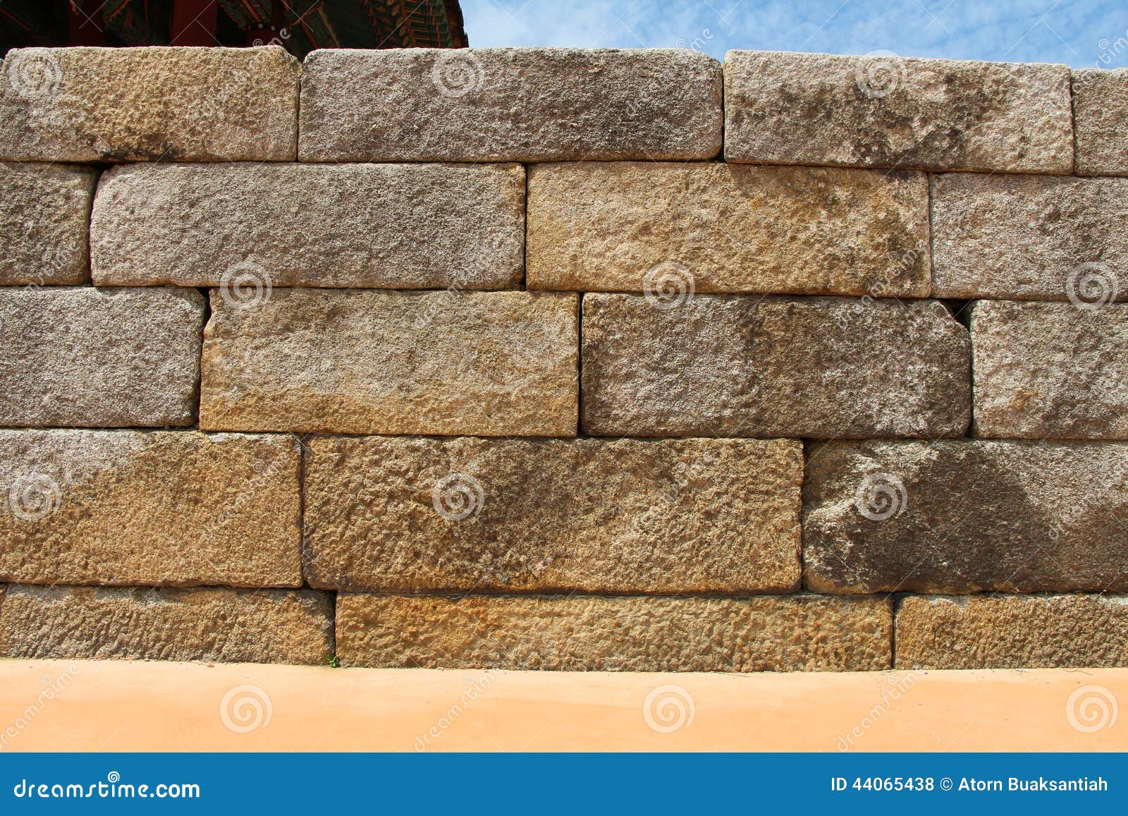 Old Stone Brick Wall Texture Stock Photo - Image of built, light: 44065438