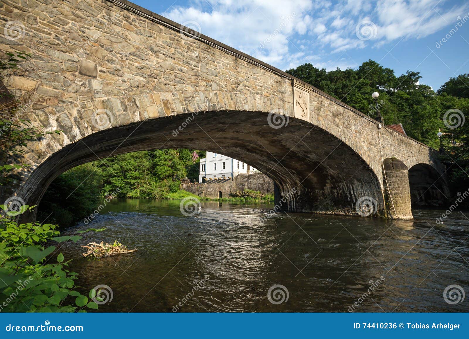 Old Stone Bridge Altena Germany Stock Photo - Image of steinbruecke ...