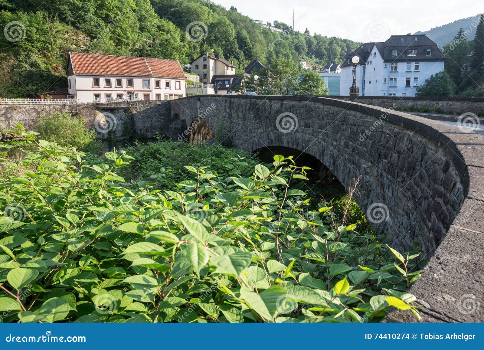 Old Stone Bridge Altena Germany Stock Photo - Image of historic, altena ...