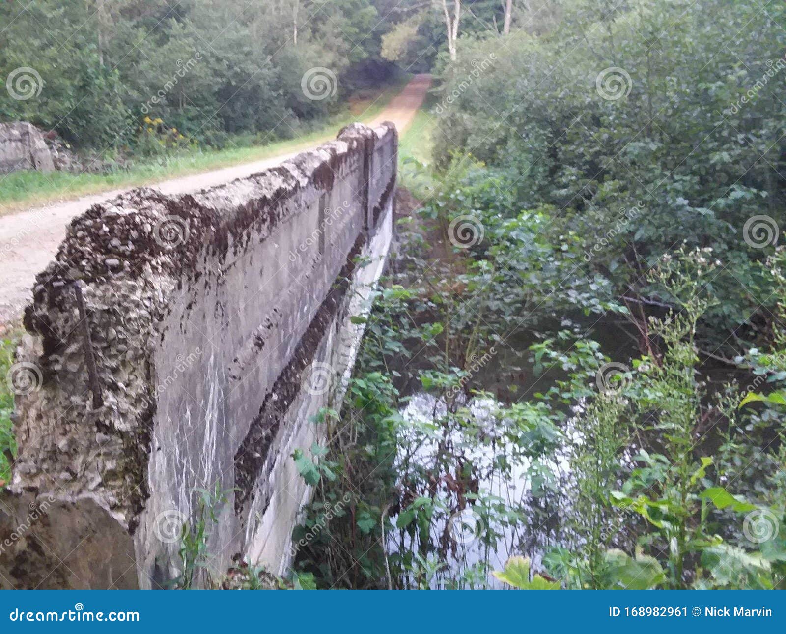 Old Stone Bridge Falling Apart Stock Image - Image of bridge, stone ...