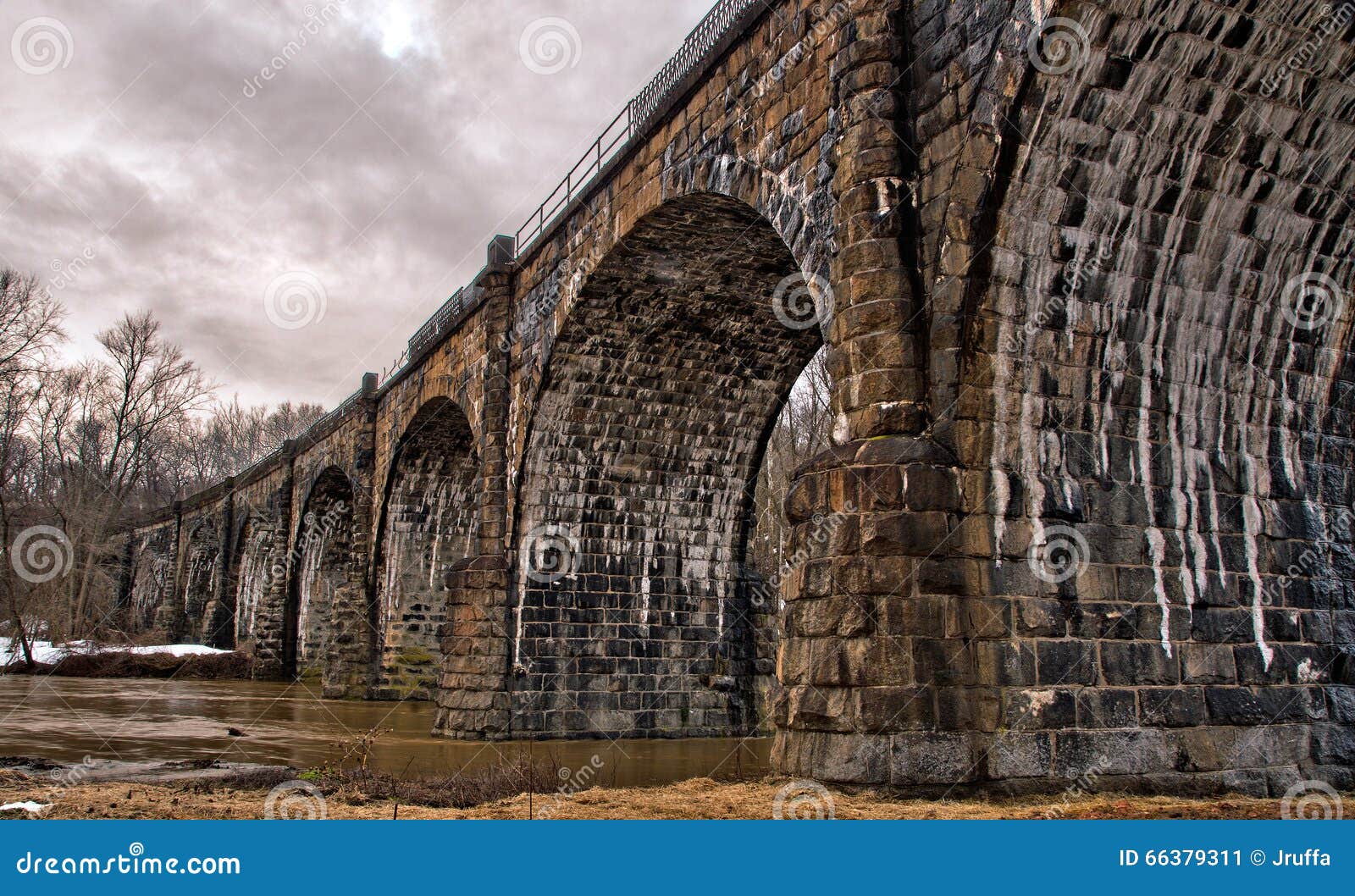 Old stone bridge stock image. Image of brick, industry - 66379311
