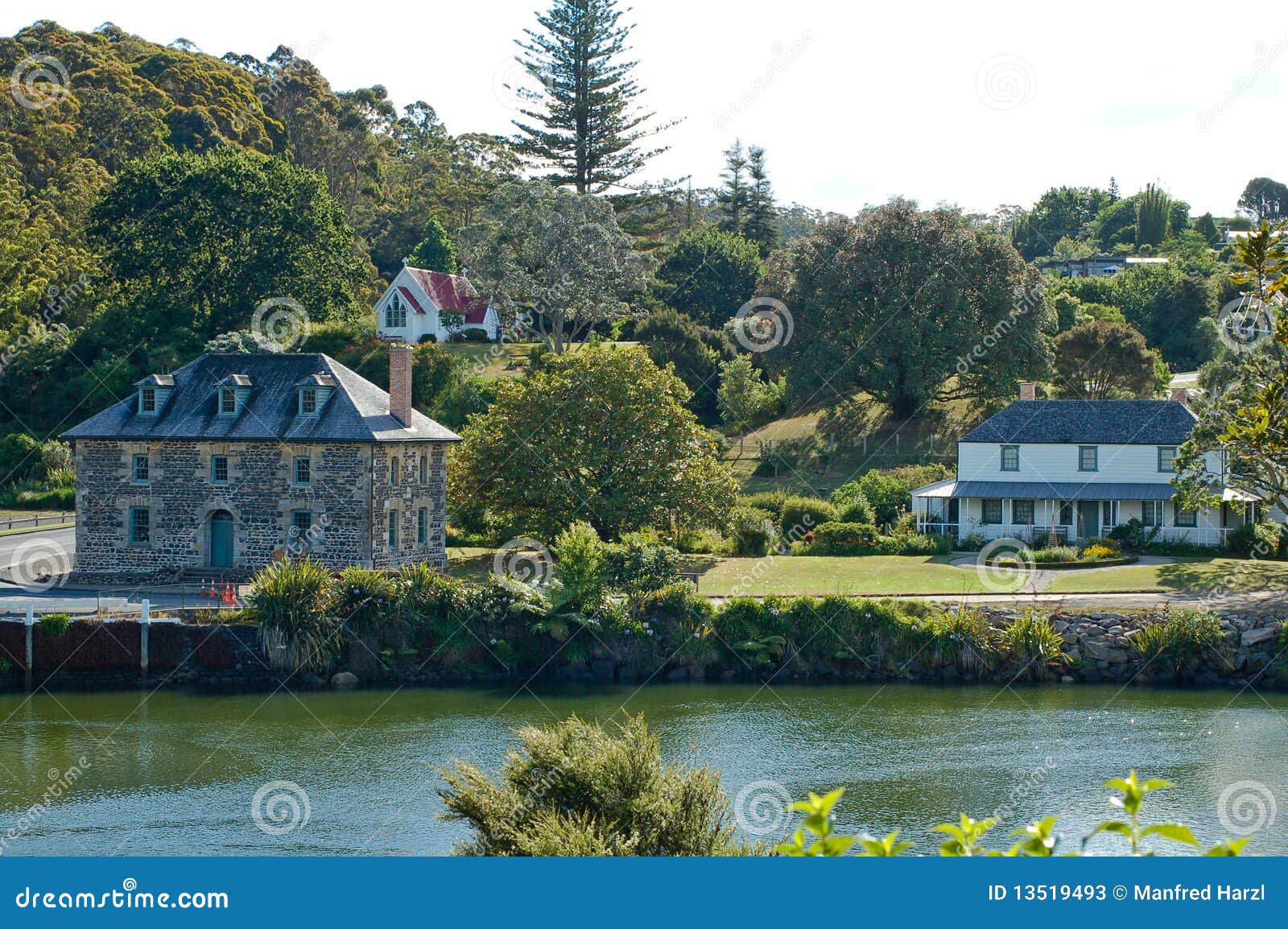 Old Stone Building stock image. Image of waterway, store - 13519493