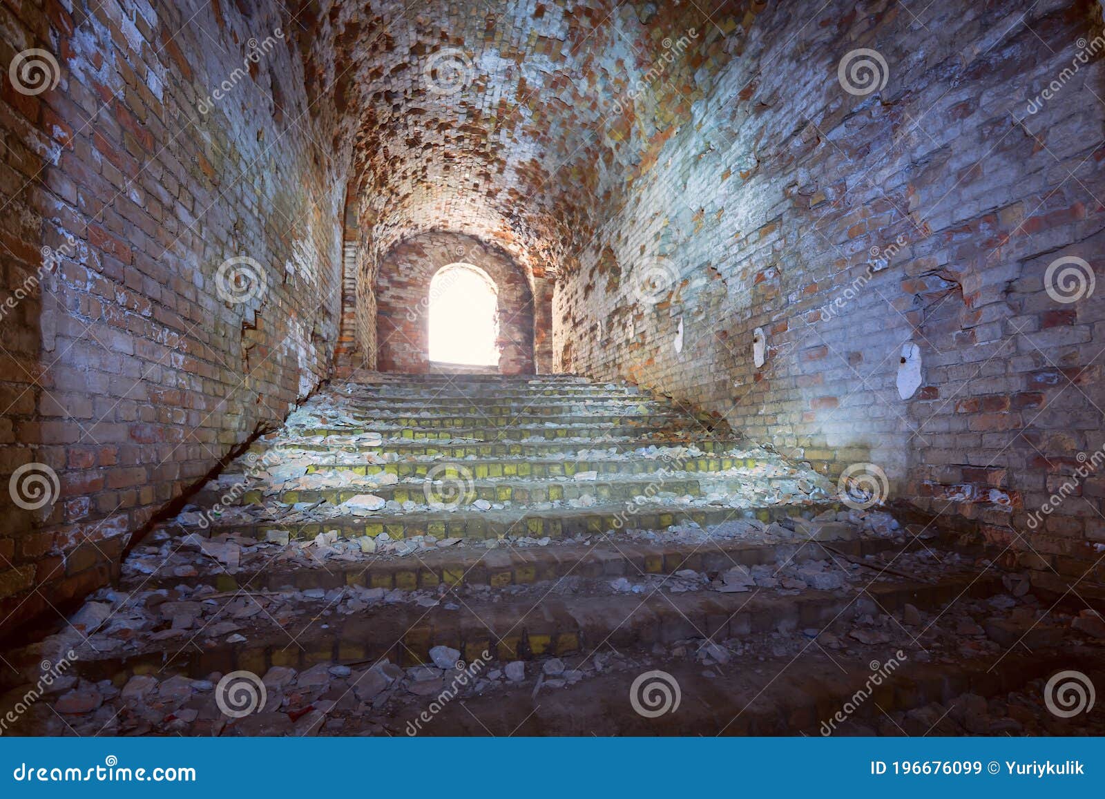 Old stone castle corridor stock image. Image of stone - 196676099