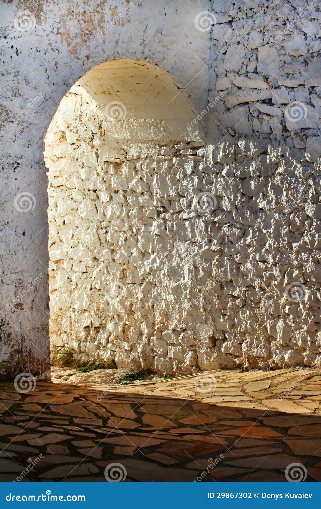 Old Stone Castle Gate in an Ancient Style Stock Photo - Image of ...