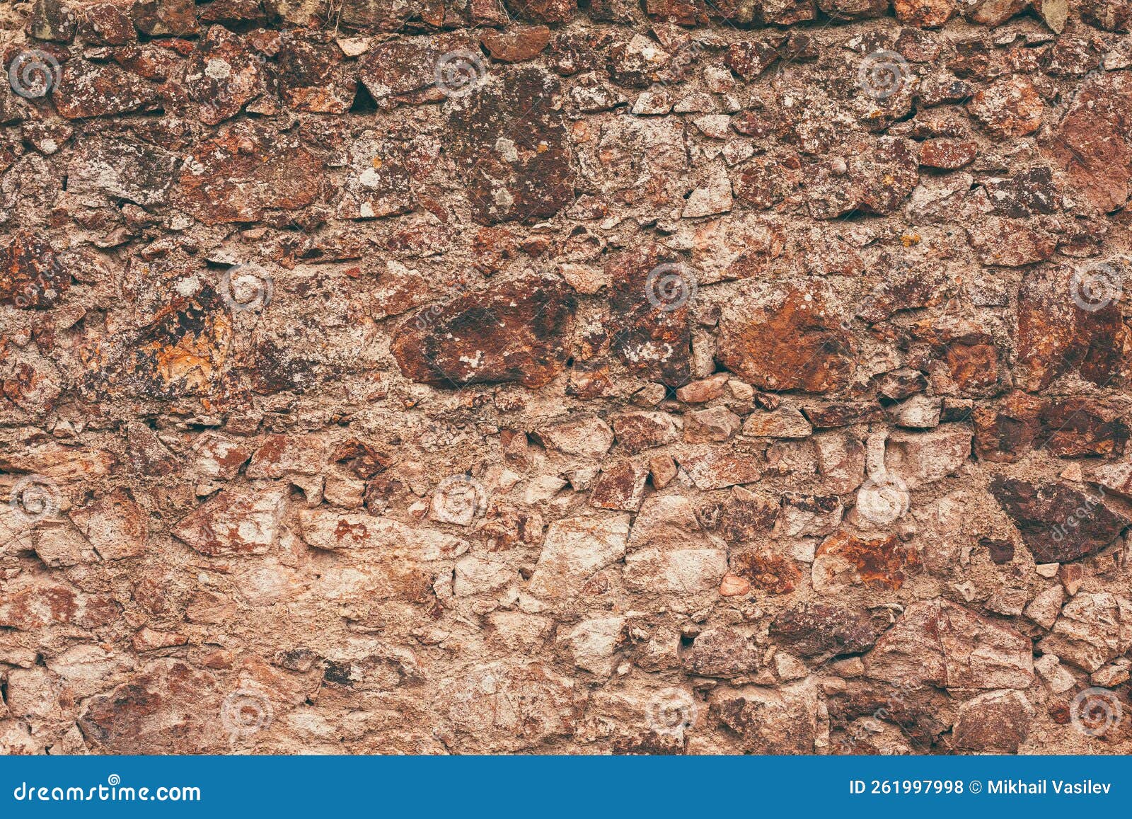 Old Stone Castle Wall Texture. Stock Photo - Image of destruction ...