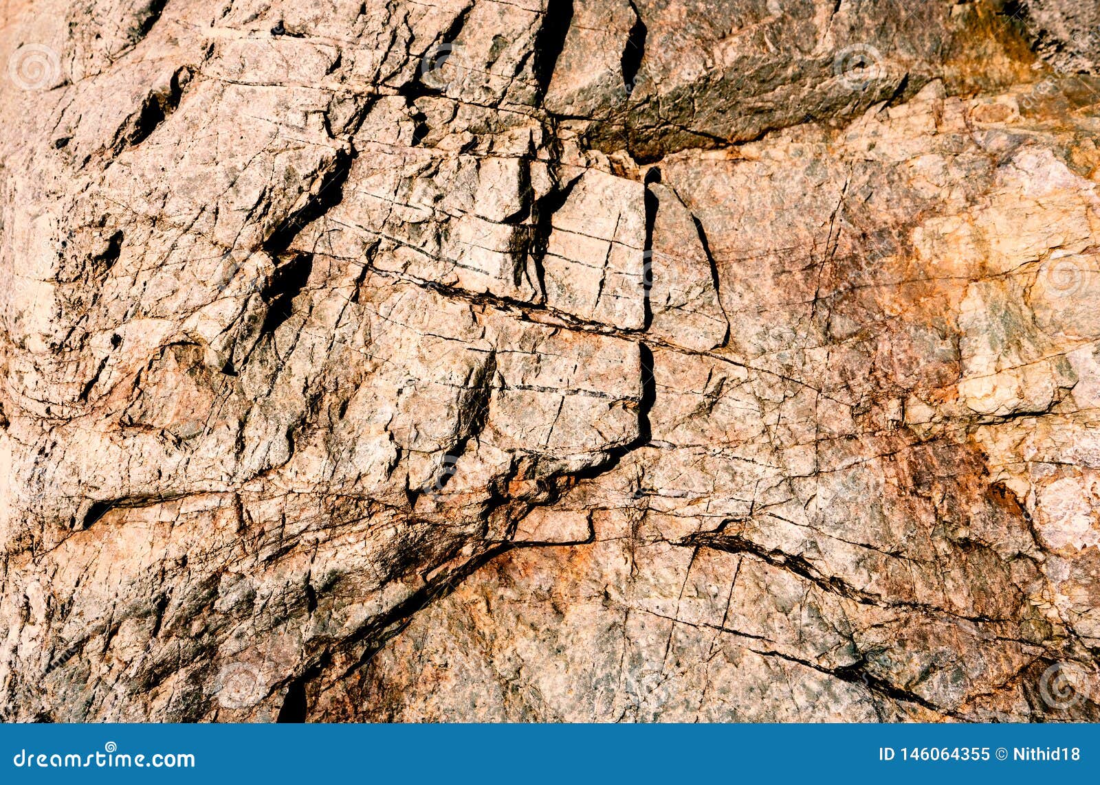 The Old Stone Cave Walls Have Traces through Time Stock Image - Image ...