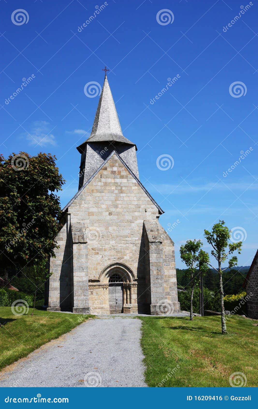 Old Stone Church stock photo. Image of clouds, peaceful - 16209416
