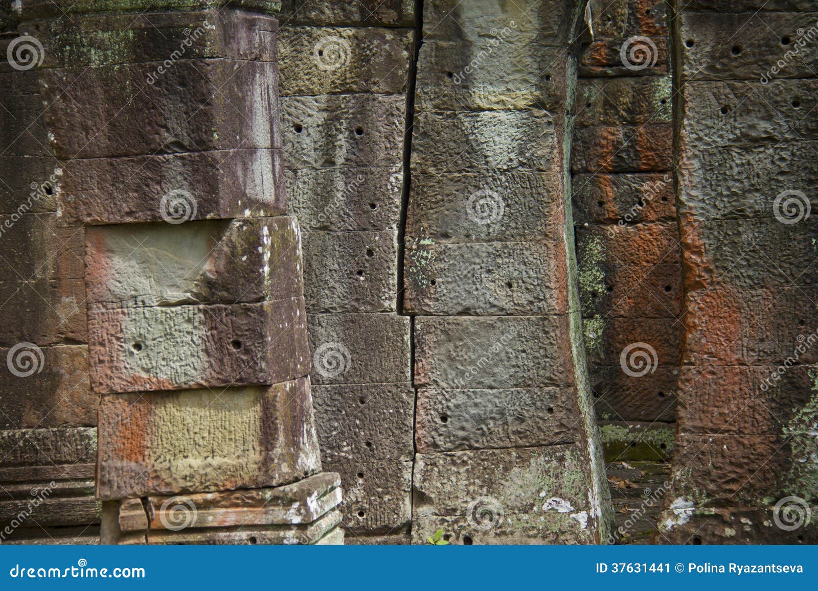 Old Stone Columns at Angkor Wat Stock Image - Image of history, buddha ...
