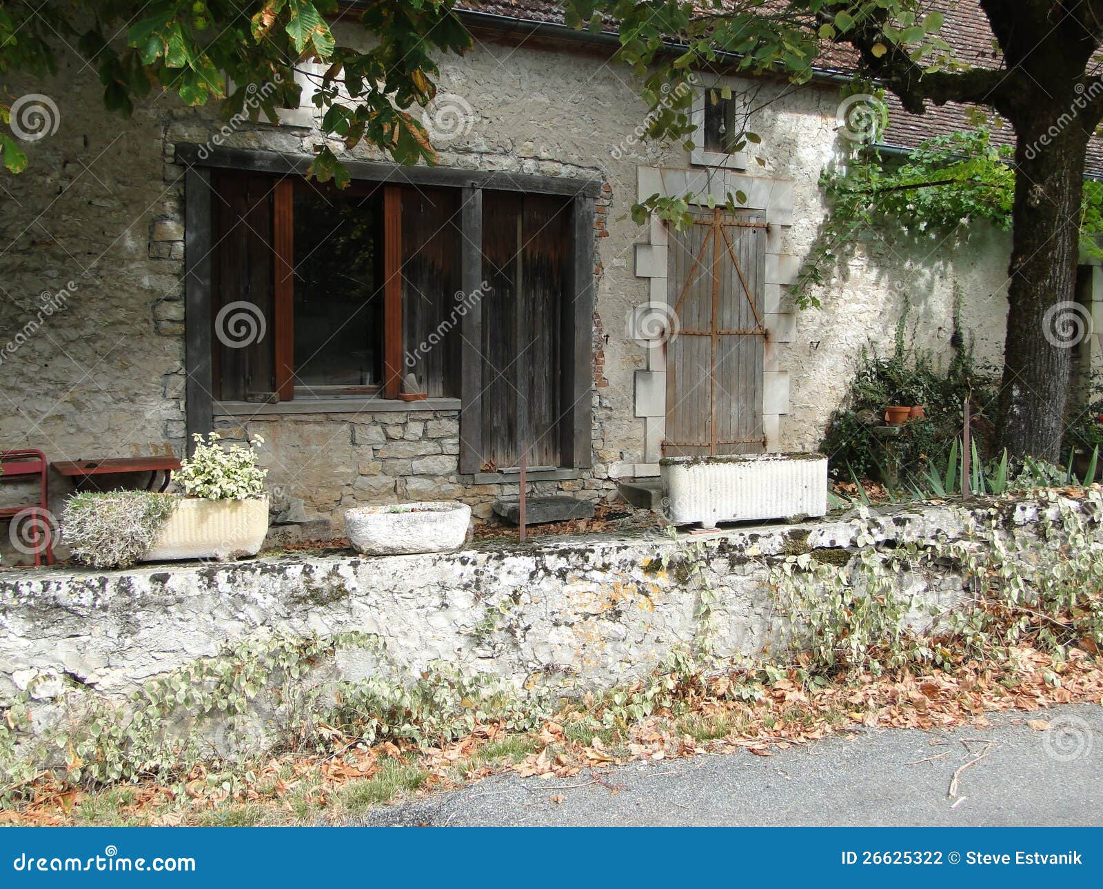 Old stone farm buildings stock photo. Image of rural - 26625322