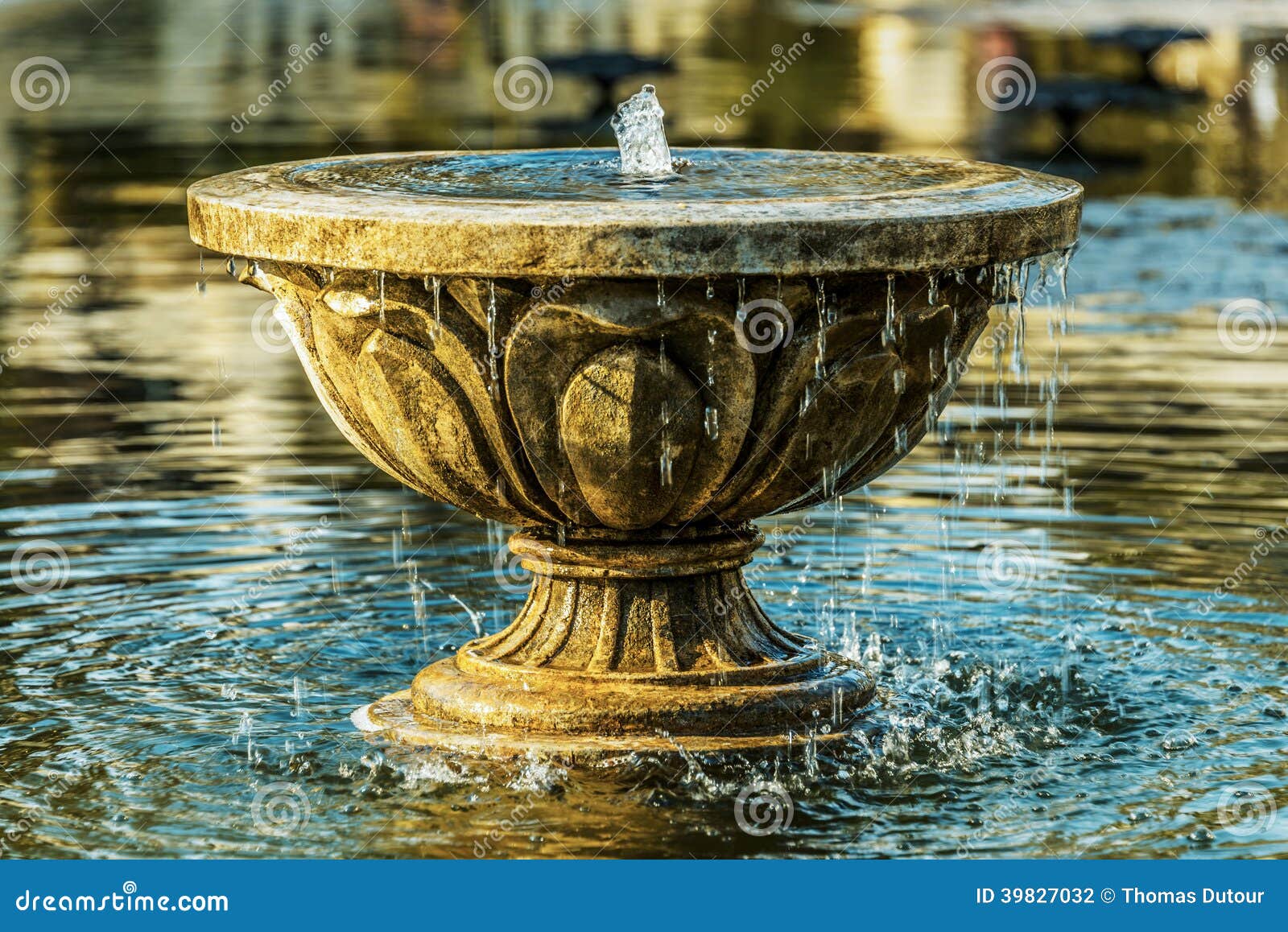 Old stone fountain stock photo. Image of ancient, drop - 39827032