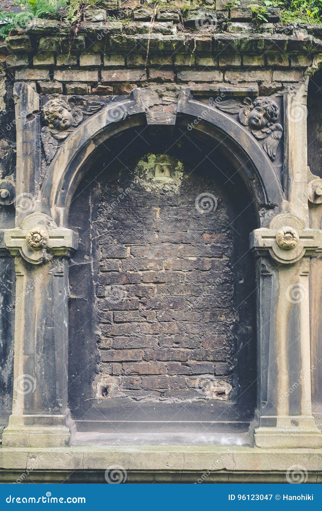 Old Stone Frame - Stucco and Sculptures, Building Decoration Stock ...