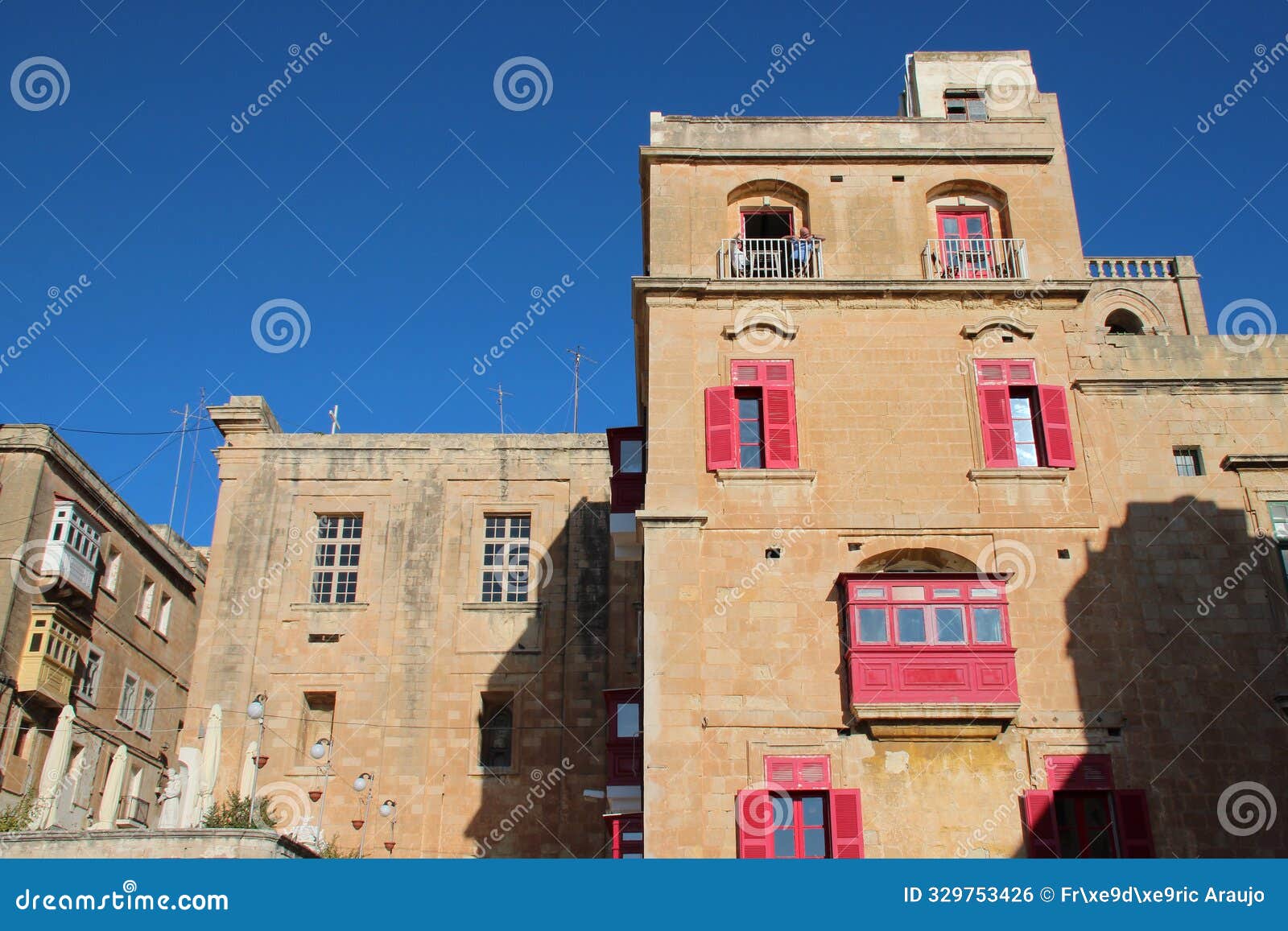 Old Stone Habitation Building in Valletta - Malta Editorial Photo ...