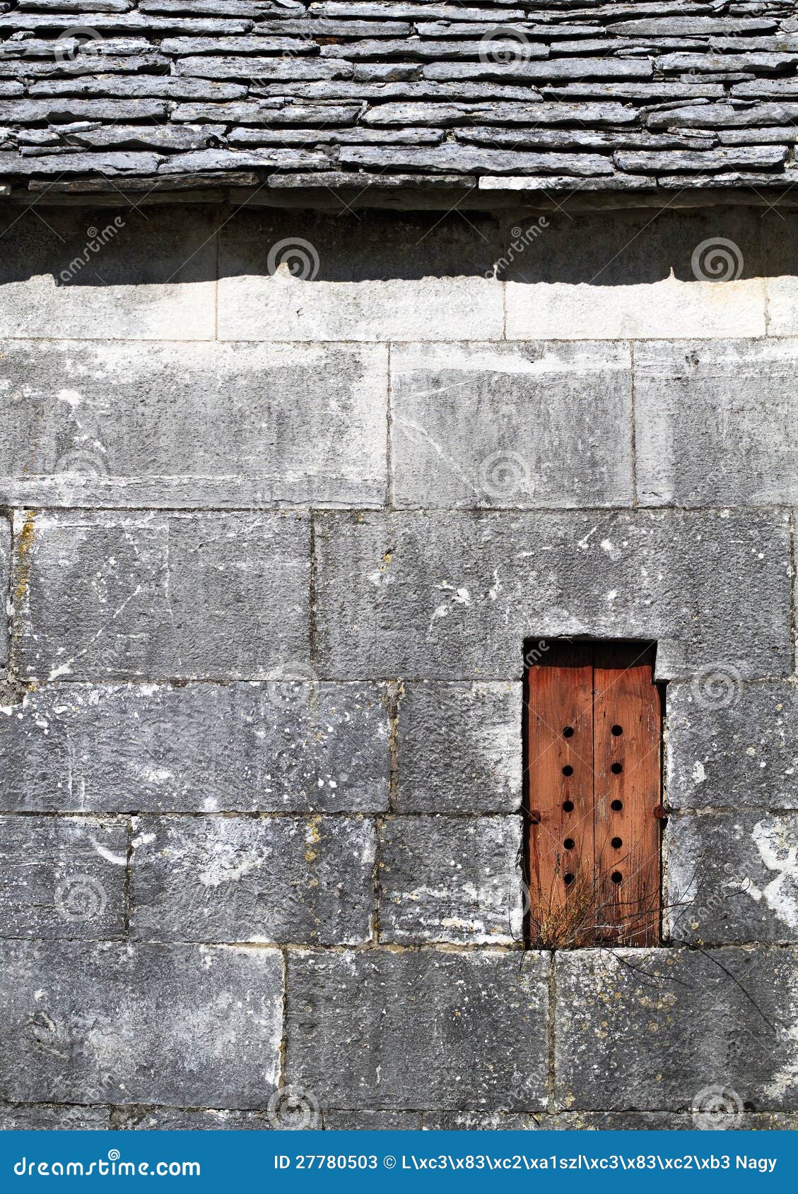 Old stone house exterior stock image. Image of blind - 27780503