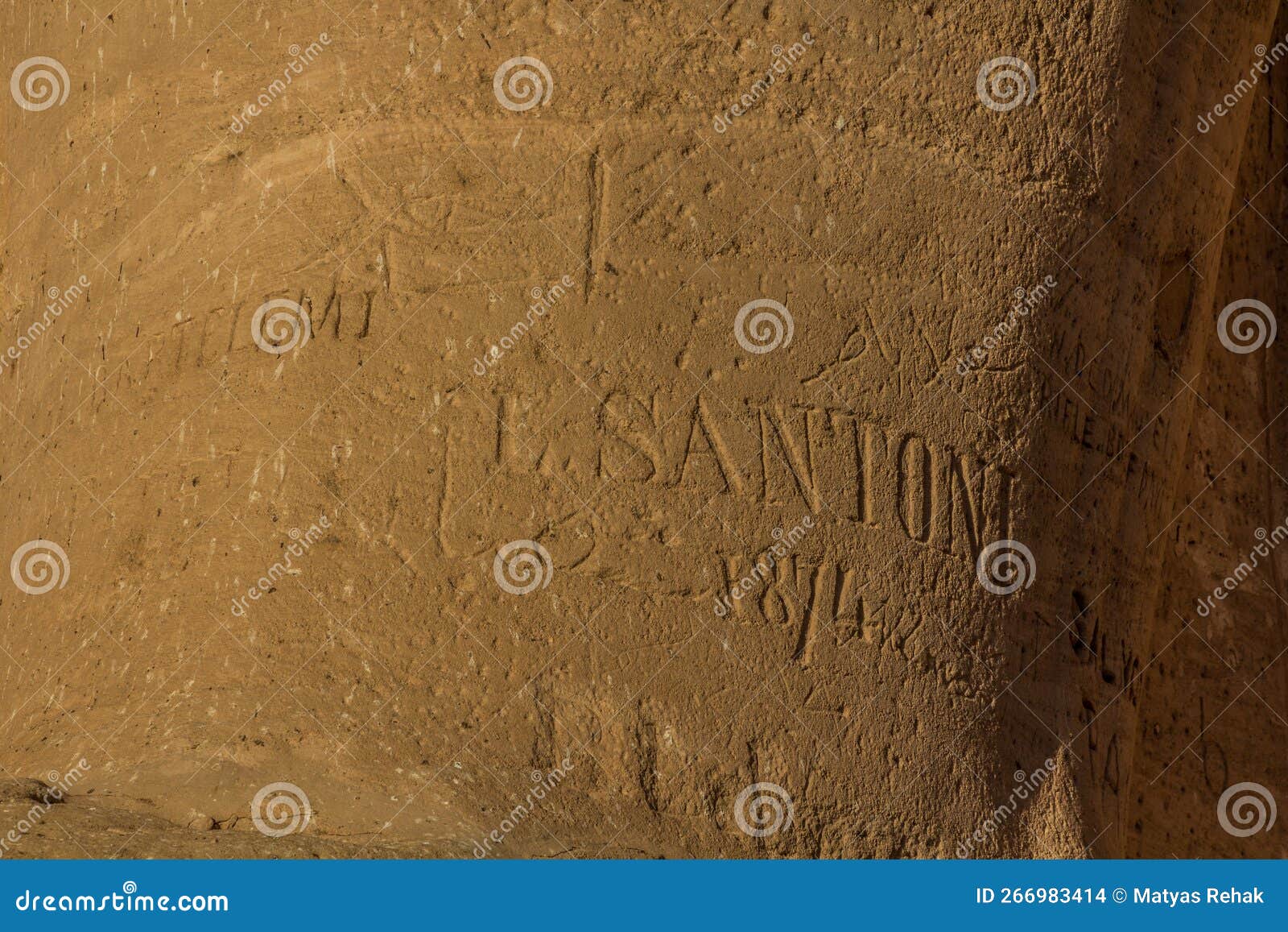 Old Stone Inscriptions at the Great Temple of Ramesses II in Abu Simbel ...