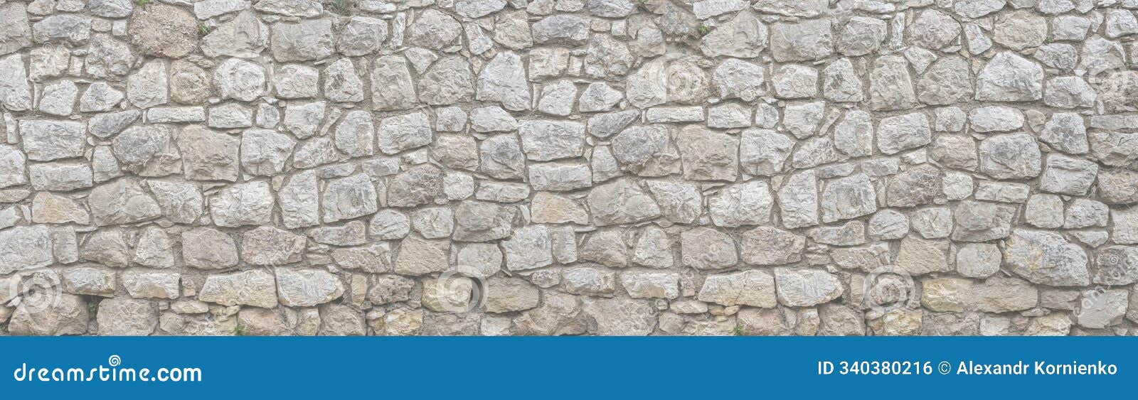 Stone Masonry Wall Window Tropical Palm Trees View Stock Photography ...