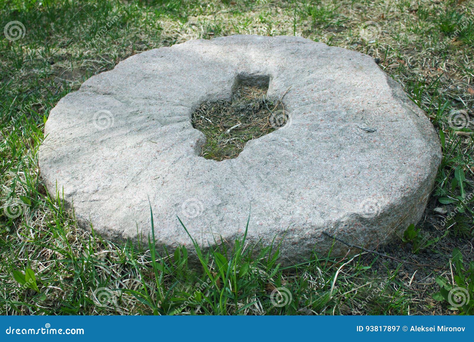 Stone Millstone. Tools Of The Past. Granite. Household Items Of The ...