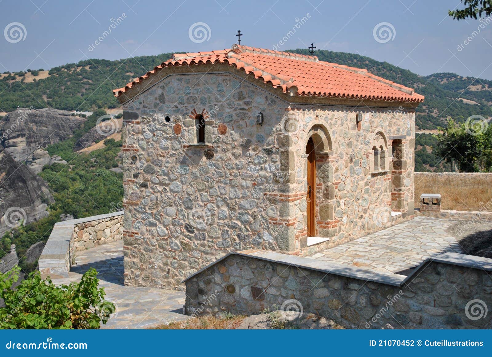 Old stone monastery stock photo. Image of plants, wooden - 21070452