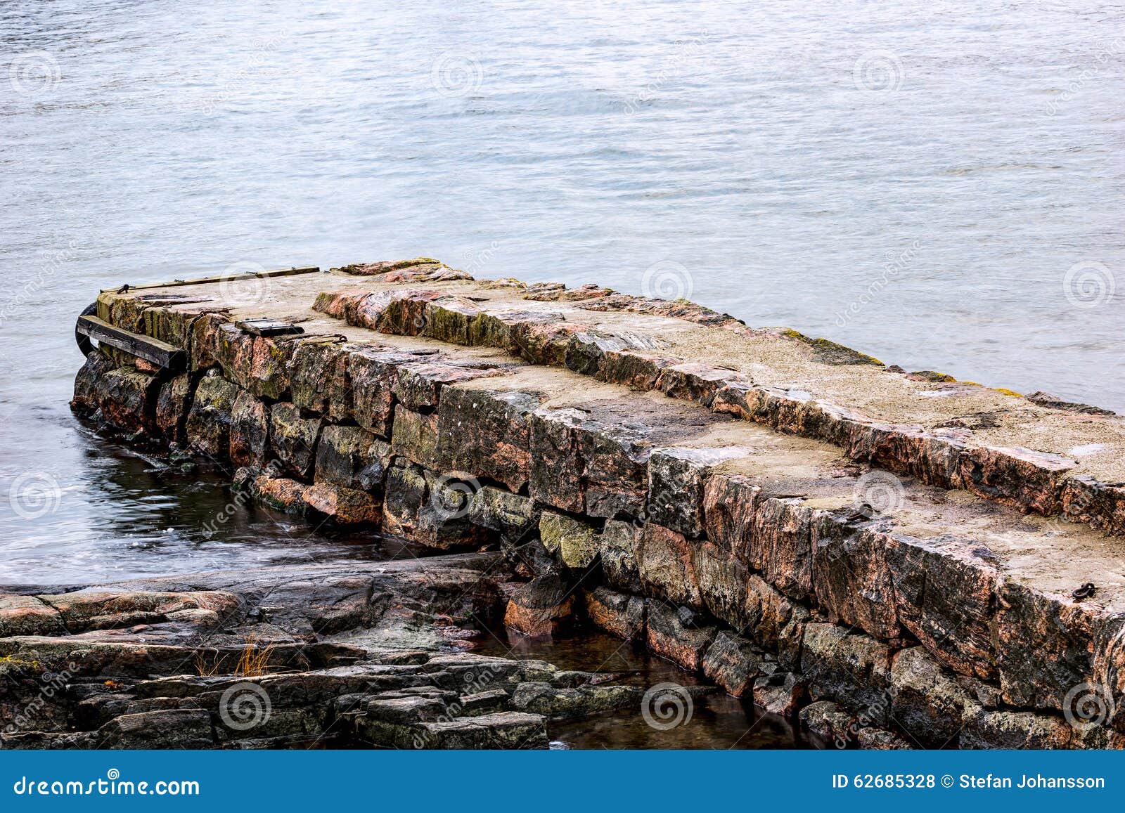Old stone pier stock photo. Image of coastal, landscape - 62685328