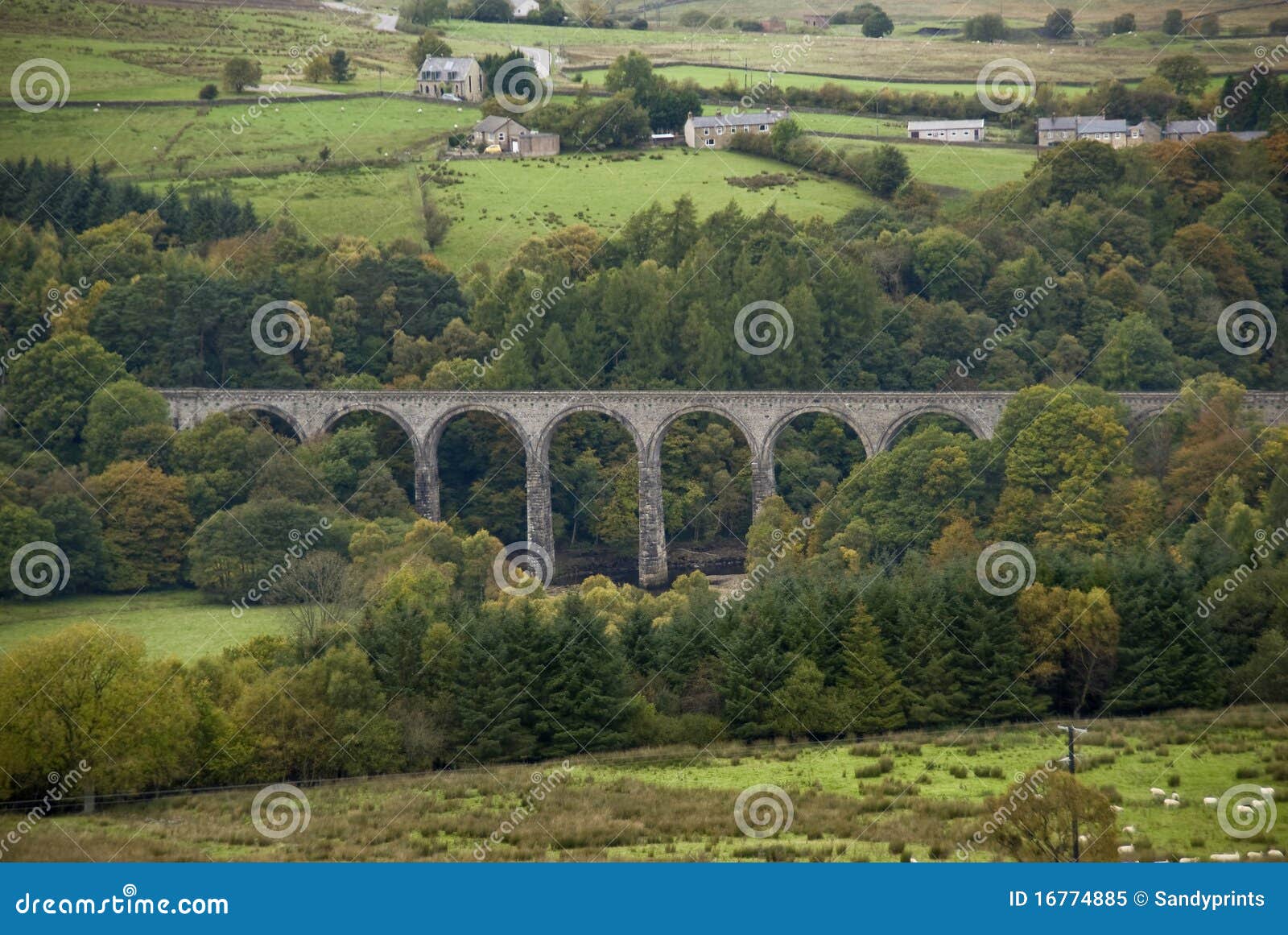 Old Stone Railway viaduct stock image. Image of location - 16774885