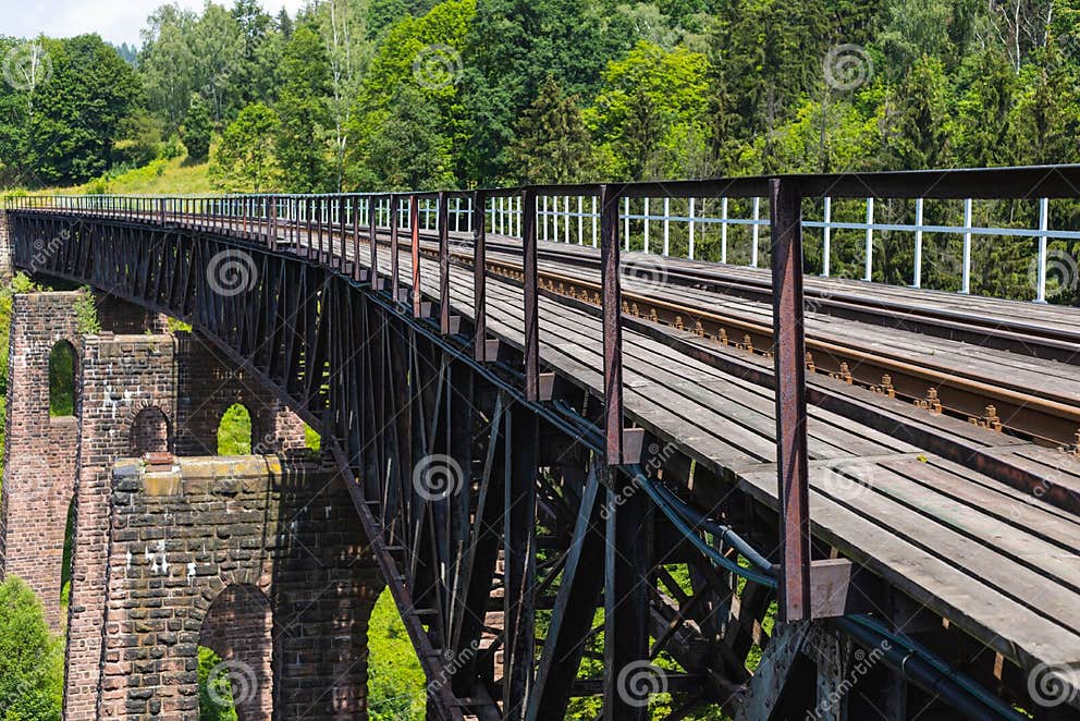 Old Stone Railway Viaduct in the Mountains Stock Photo - Image of color ...