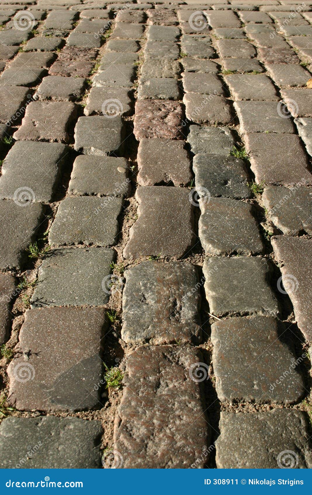 Old stone road stock image. Image of medieval, city, street - 308911