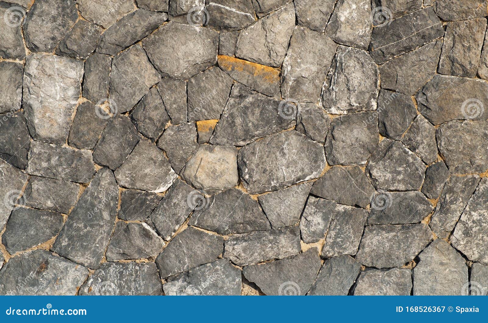 Old stone road top view stock image. Image of weathered - 168526367