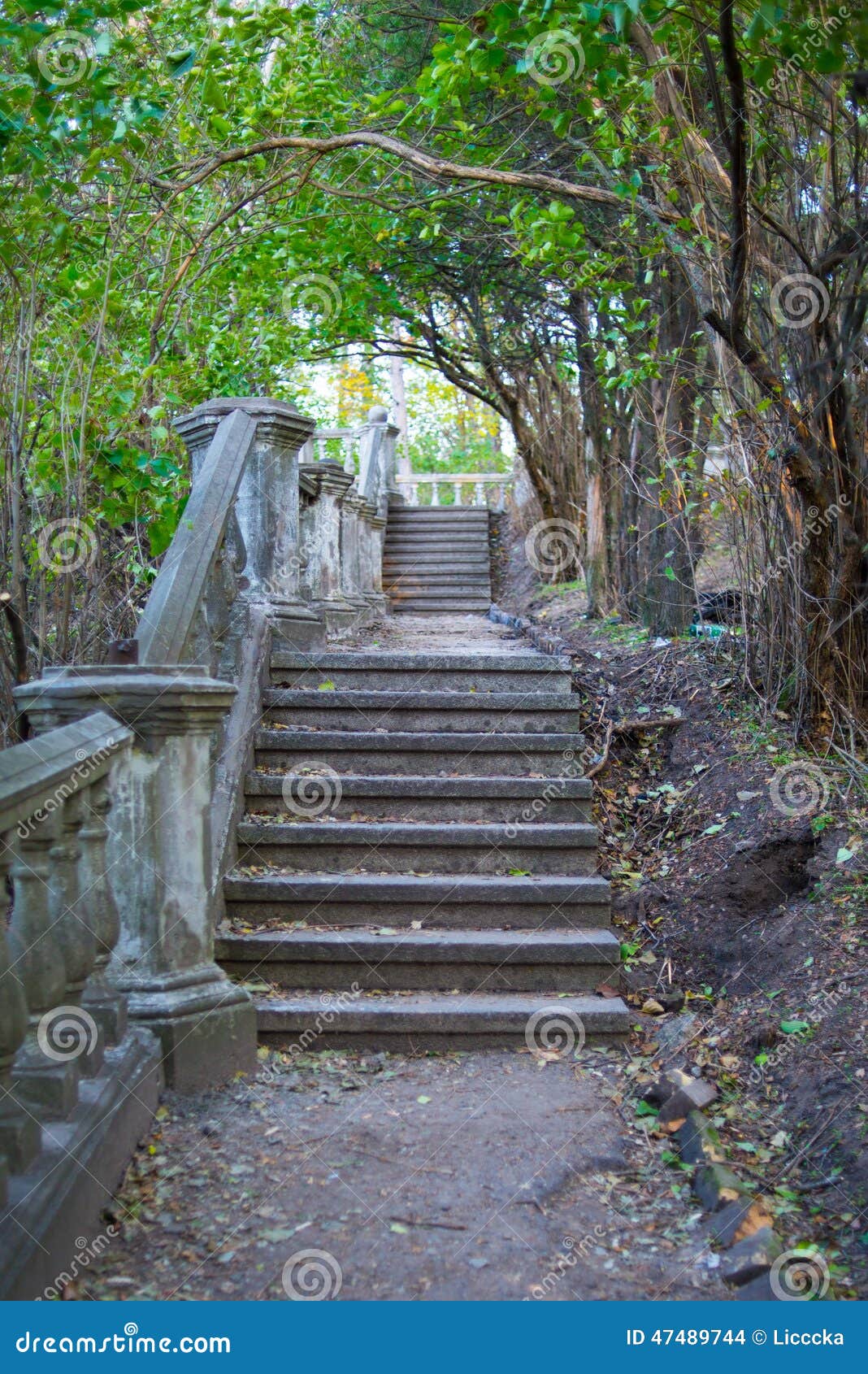 Old Stone Staircase with Handrails Stock Photo - Image of antique ...