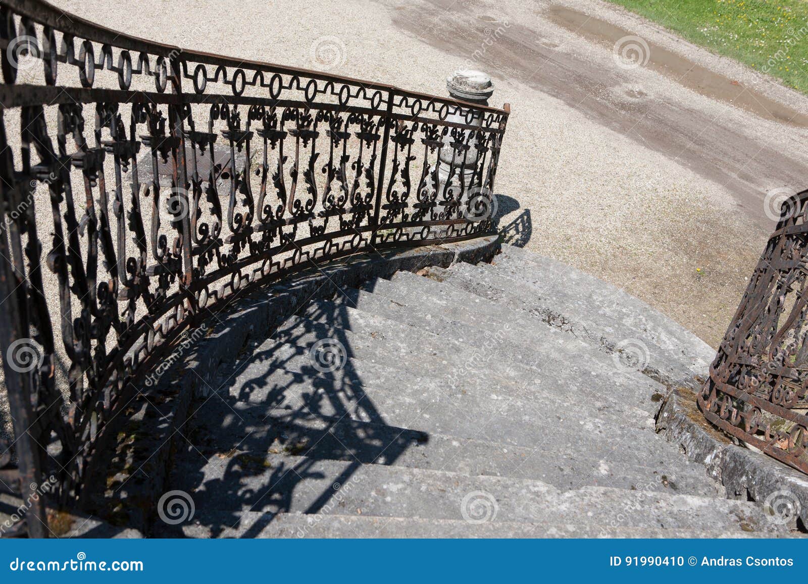 Iron Barrier On The Border Royalty-Free Stock Photo | CartoonDealer.com ...