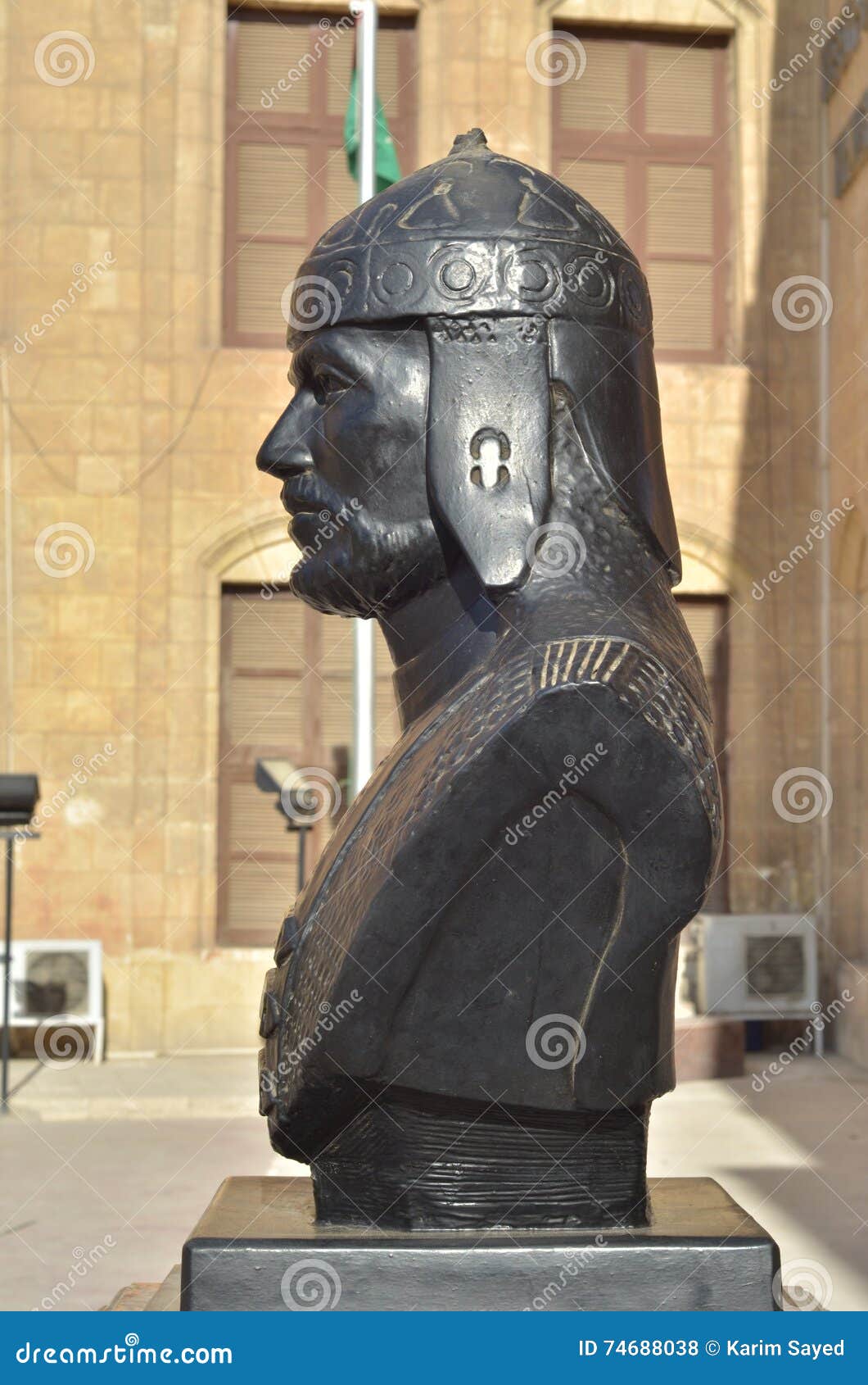 Statue For The Pharaonic Goddess Satet At The Temple Of Satet In Aswan ...
