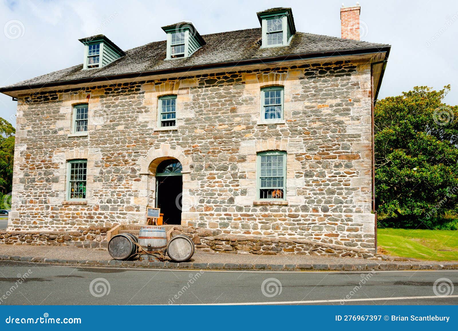 Stone Store At Kerikeri Mission Station In New Zealand Royalty-Free ...