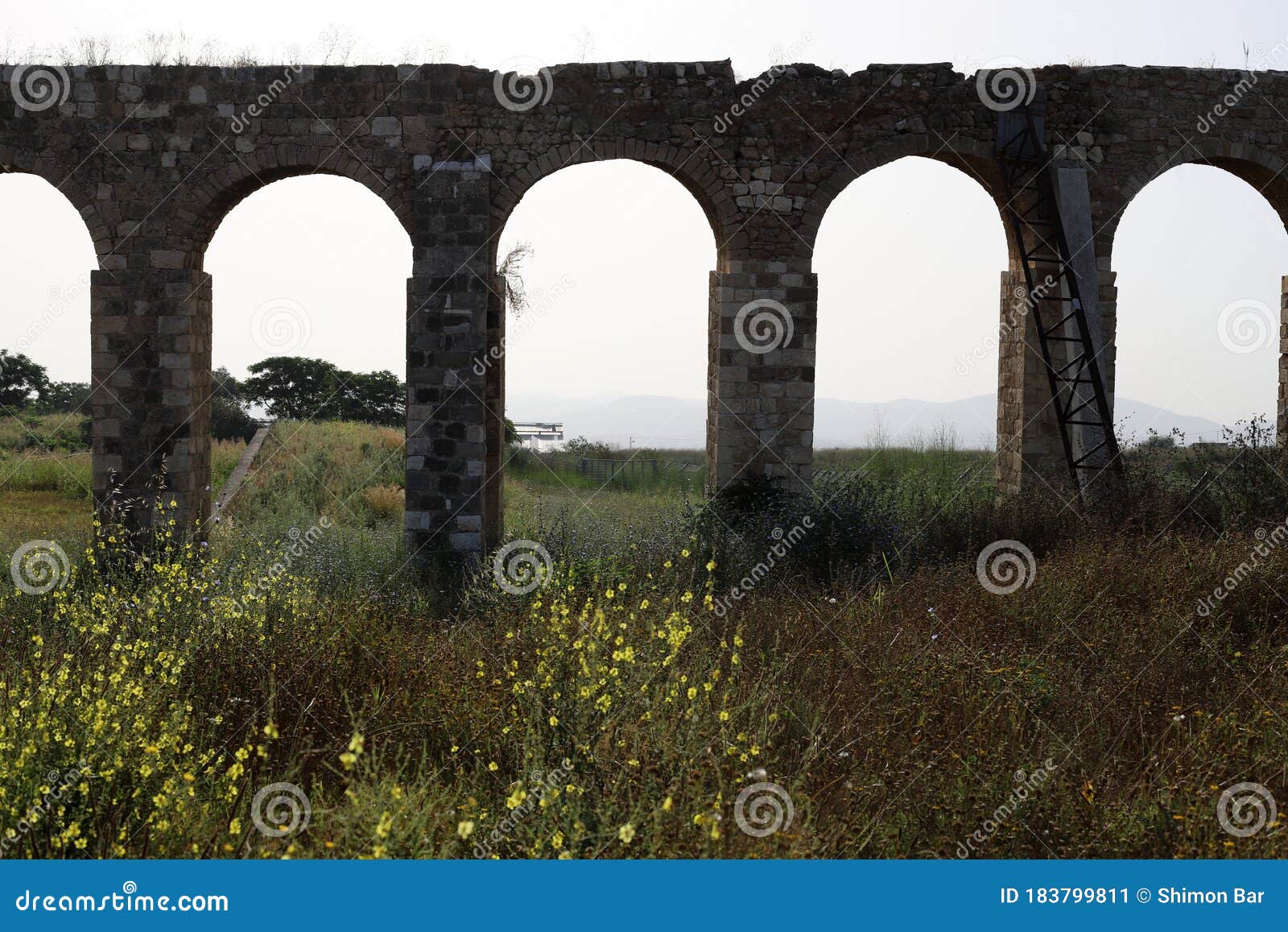 Old Stone Viaduct in the City of Acre Stock Image - Image of supply ...
