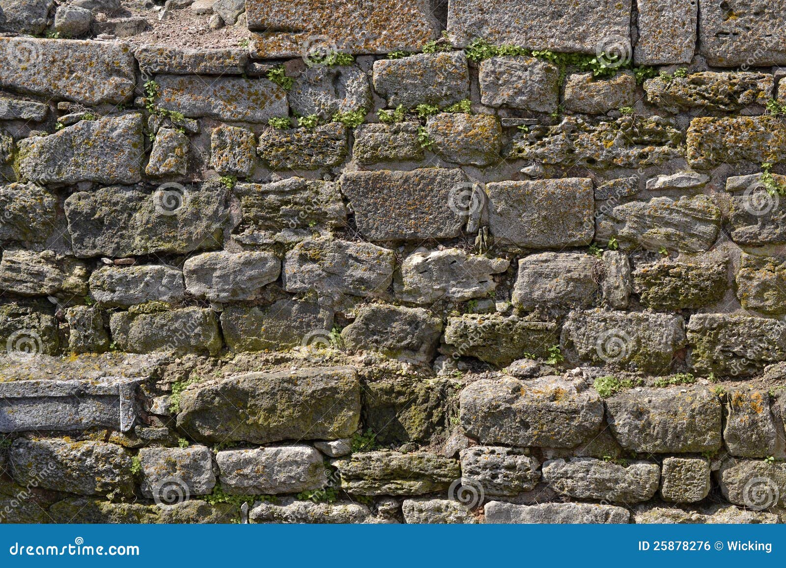 Old stone wall stock photo. Image of textured, vintage - 25878276