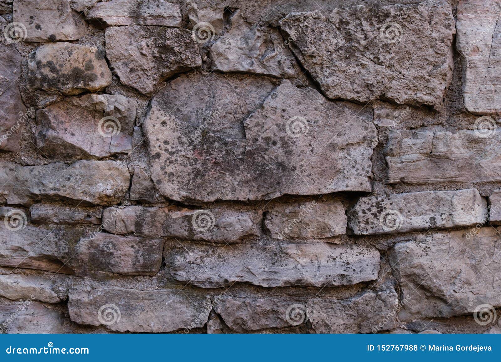 Old Stone Wall. Ancient Wall Stock Photo - Image of masonry, rough ...