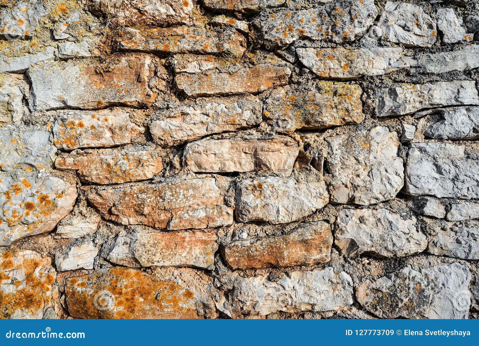 Old stone wall background. stock image. Image of handcraft - 127773709