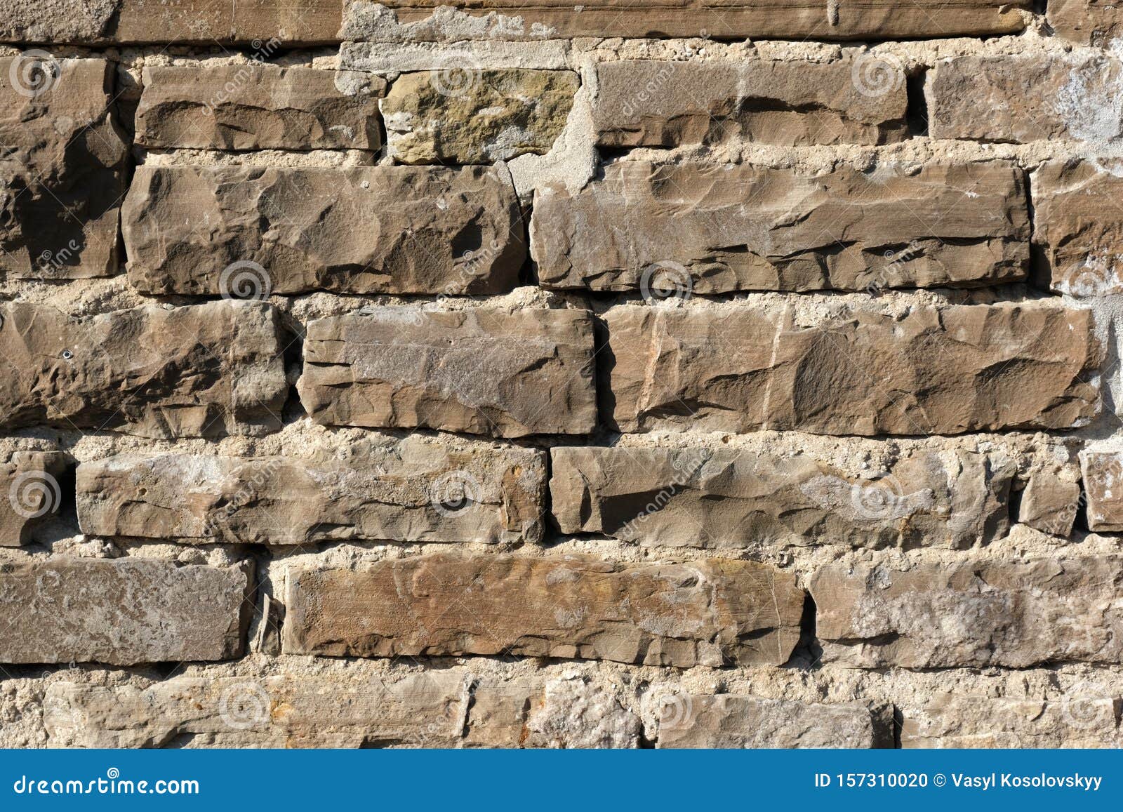 Old Stone Wall Background. the Walls of the Old Wall. Stock Photo ...