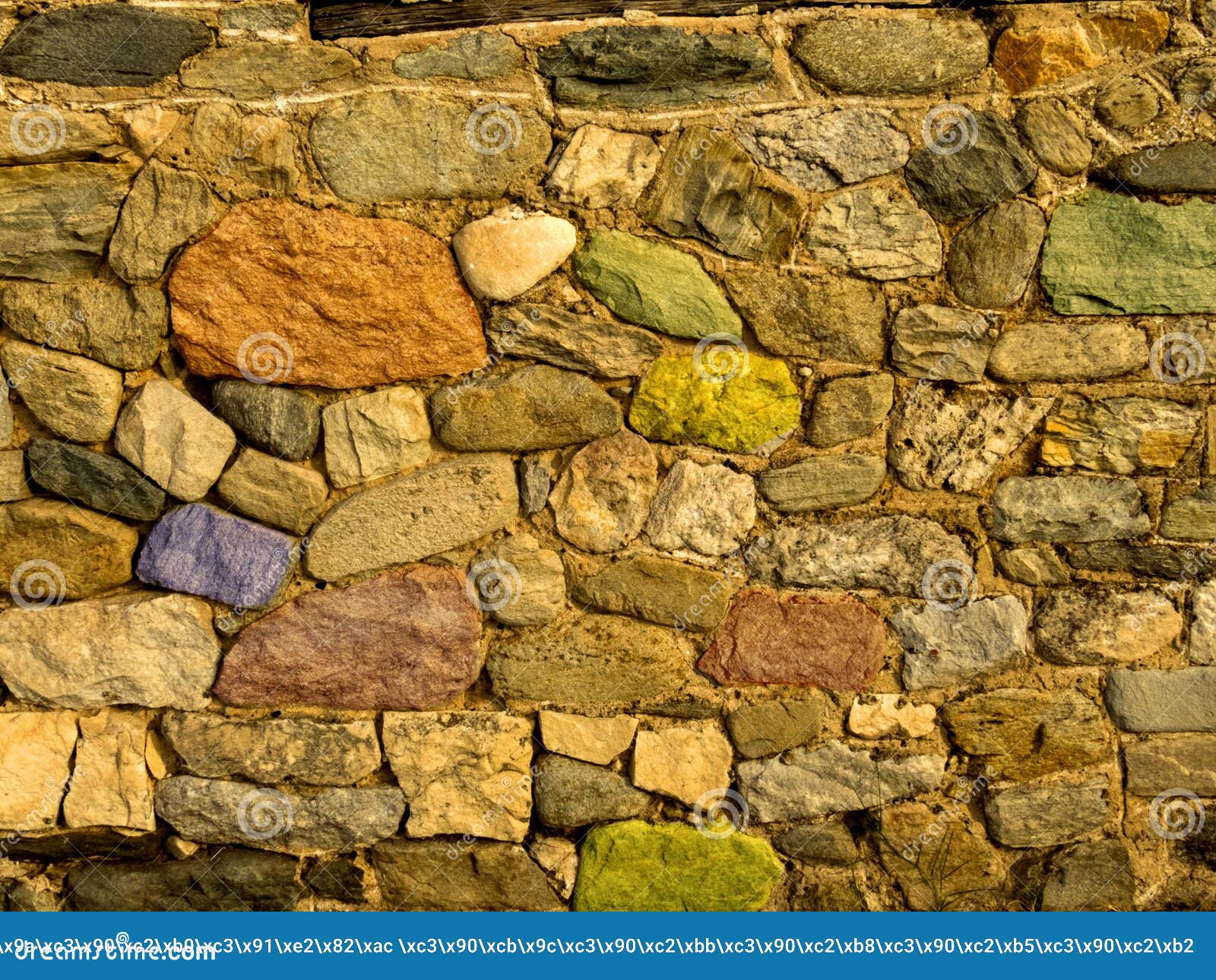An Old Stone Wall Backgrounds Rock Stock Image - Image of cement ...