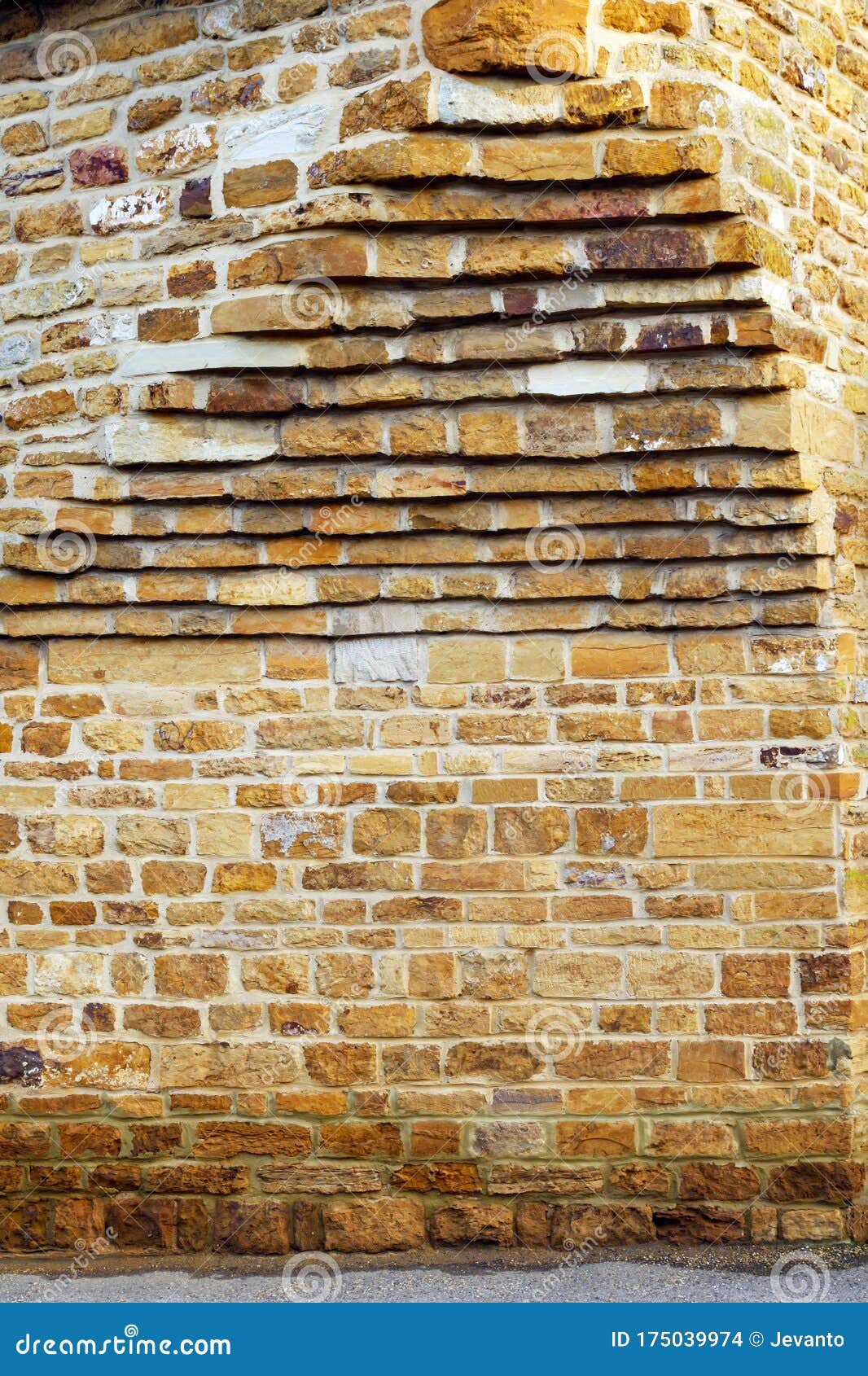 Old Stone Wall Building Texture in England Uk Stock Photo - Image of ...