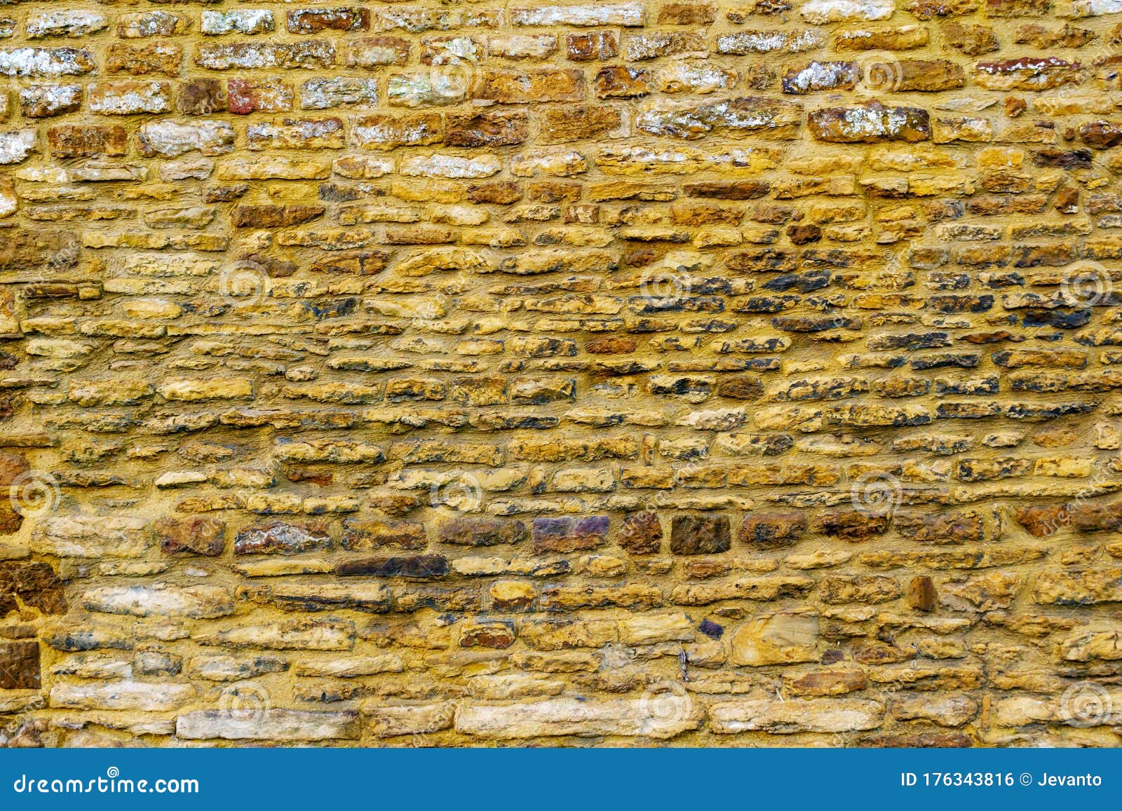 Old Stone Wall Building Texture in England Uk Stock Photo - Image of ...