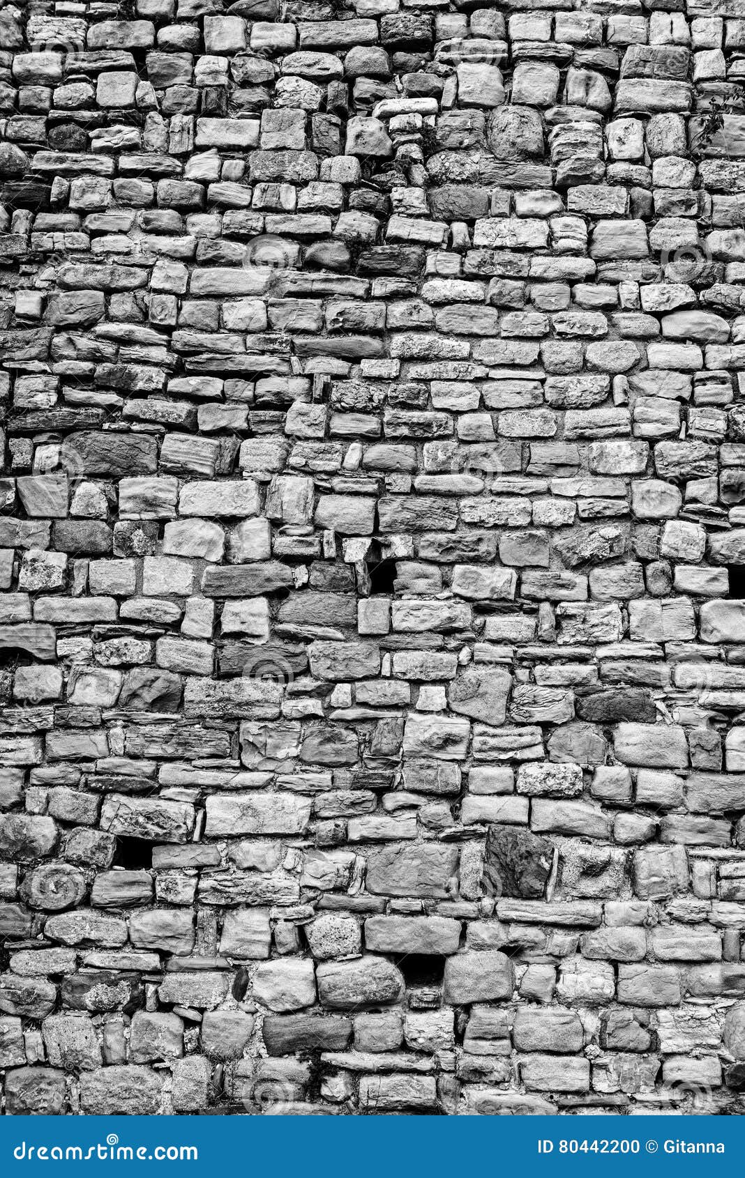 Old stone wall stock photo. Image of history, concrete - 80442200