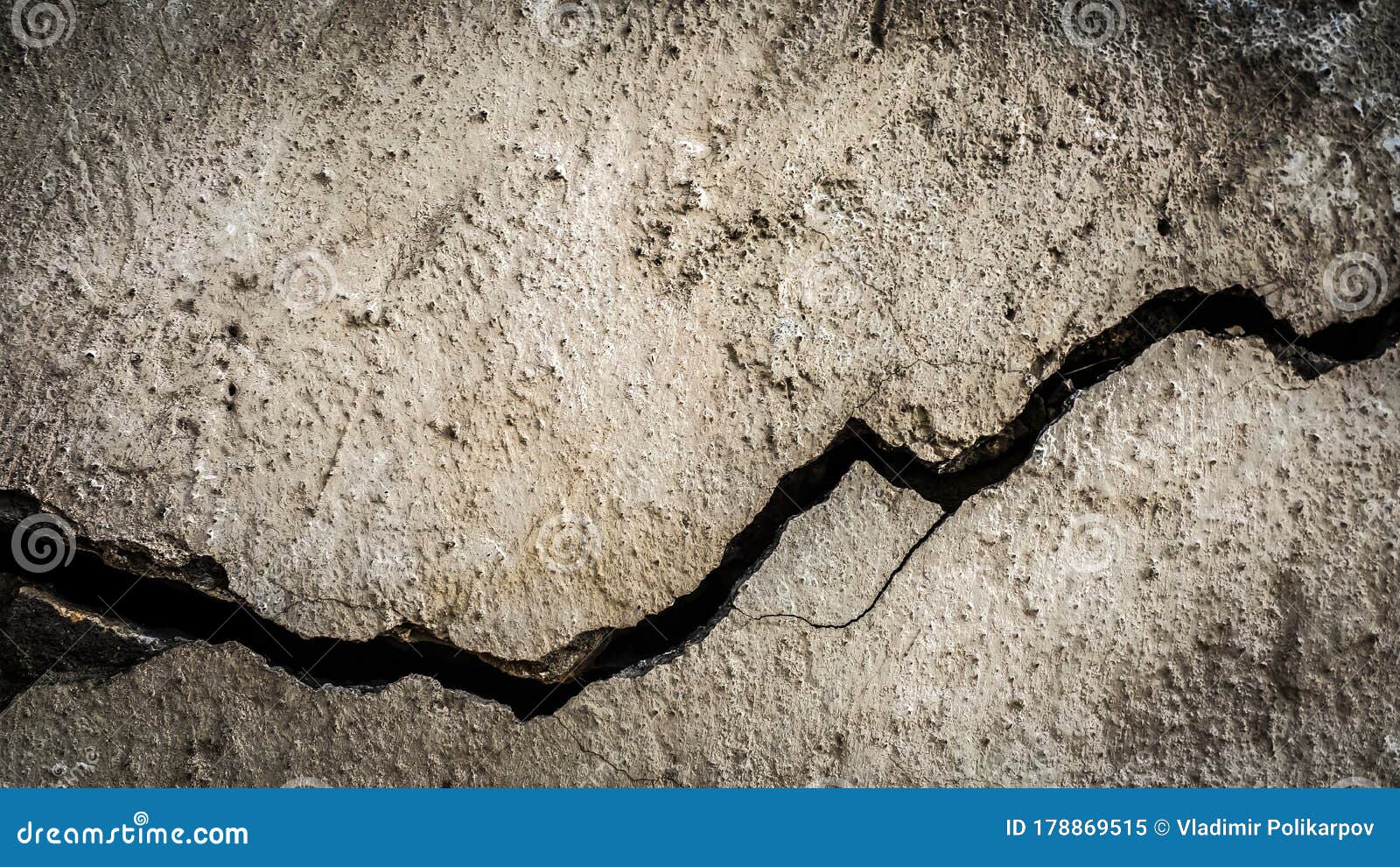 Old Stone Wall with a Crack. Texture for Design Stock Image - Image of ...