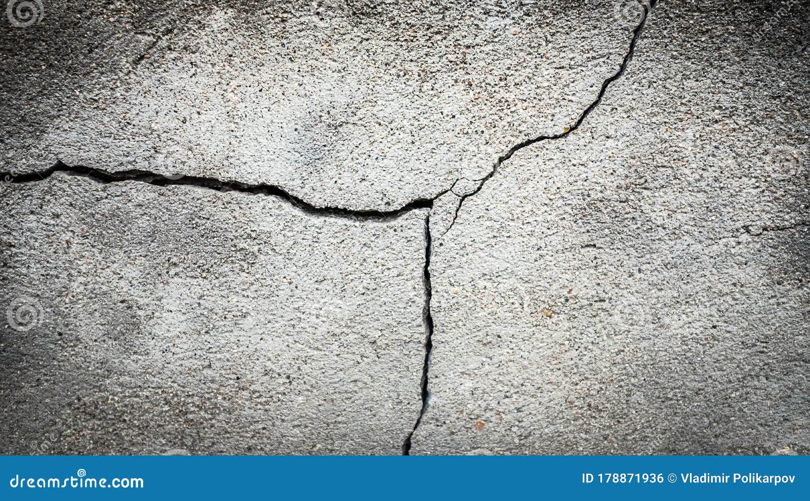Old Stone Wall with a Crack. Texture for Design Stock Photo - Image of ...