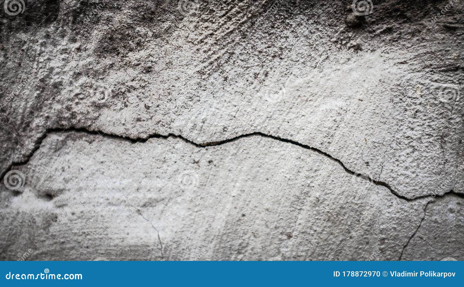 Old Stone Wall with a Crack. Texture for Design Stock Photo - Image of ...